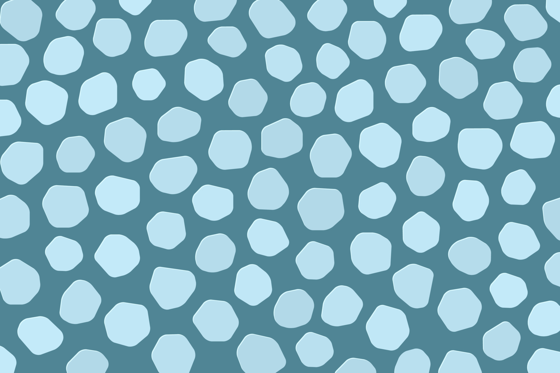 Abstract Voronoi Texture Design Seamless Vector Mosaic Pattern Blue