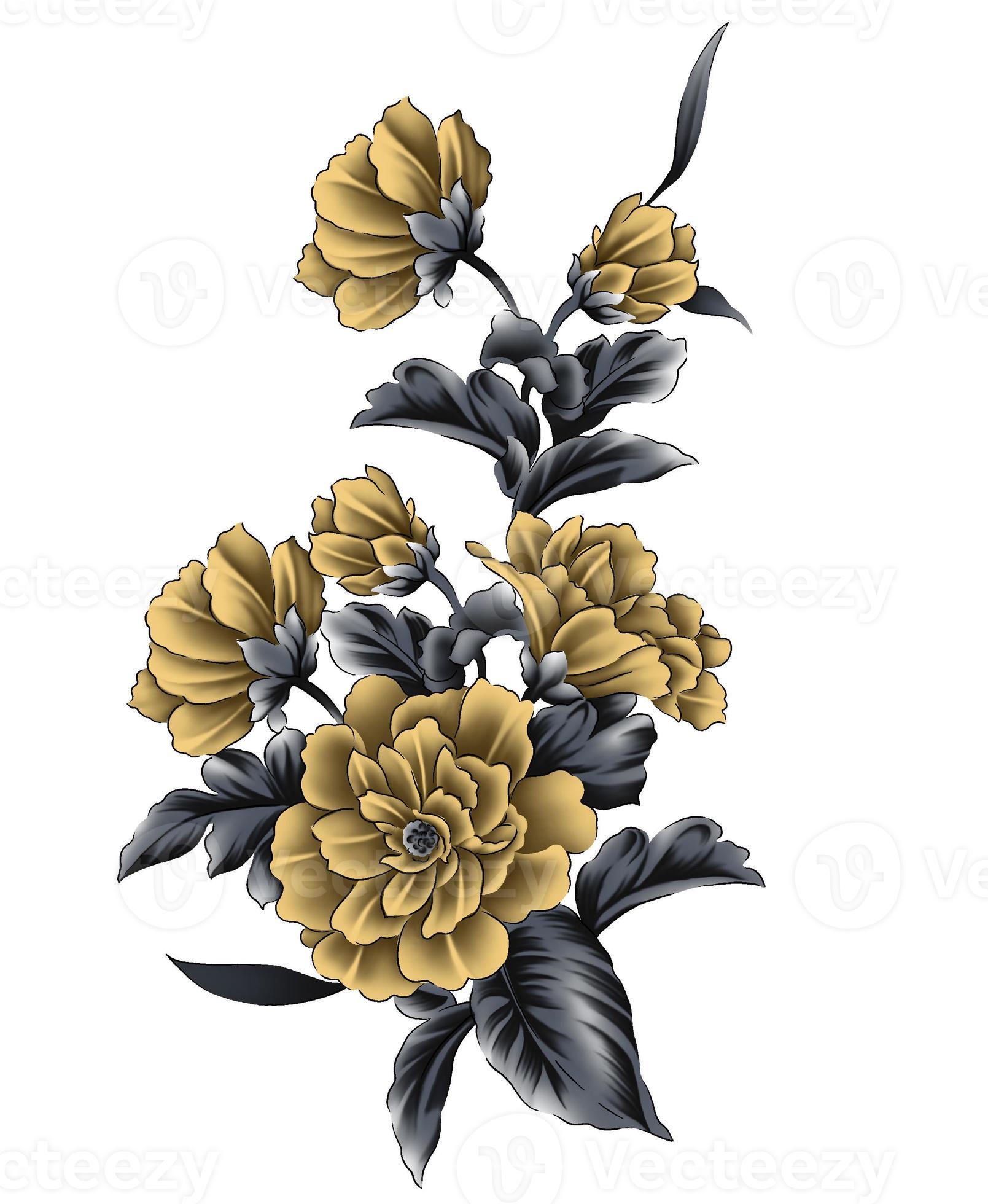 flowers and plants desingn textile floral botanical digital print ... flowers and plants desingn textile floral botanical digital print ...