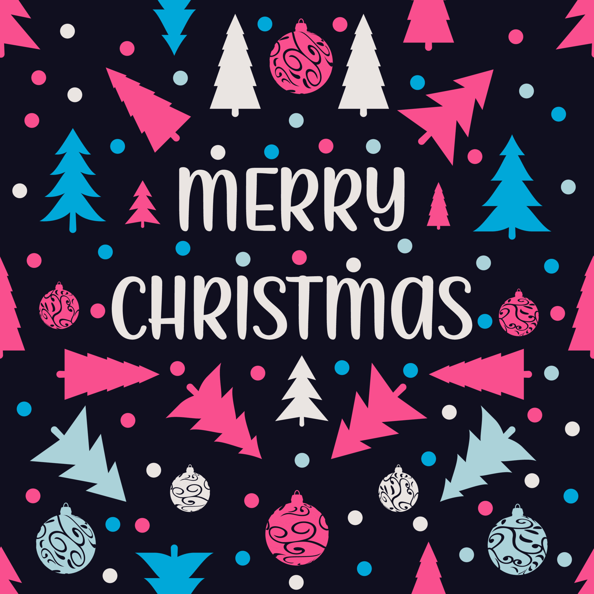 Christmas And Happy New Year Seamless Pattern 5655880 Vector Art At