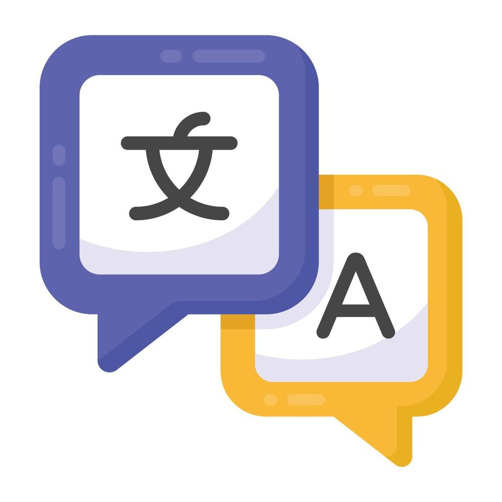 Language translate in flat icon, editable vector 5656237 Vector Art at ...