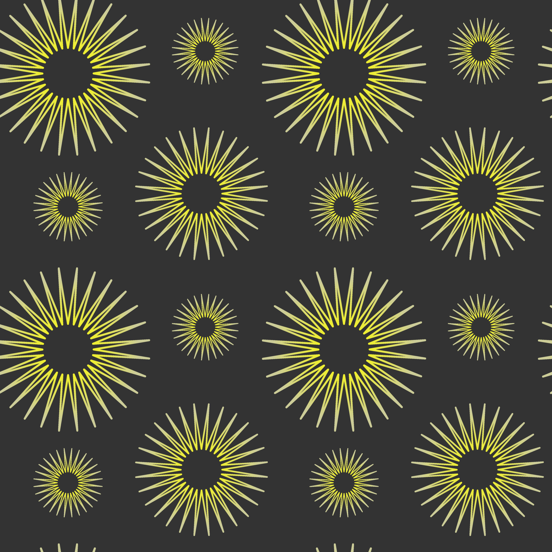Sun shape Seamless pattern. Vector background 5656968 Vector Art at ...