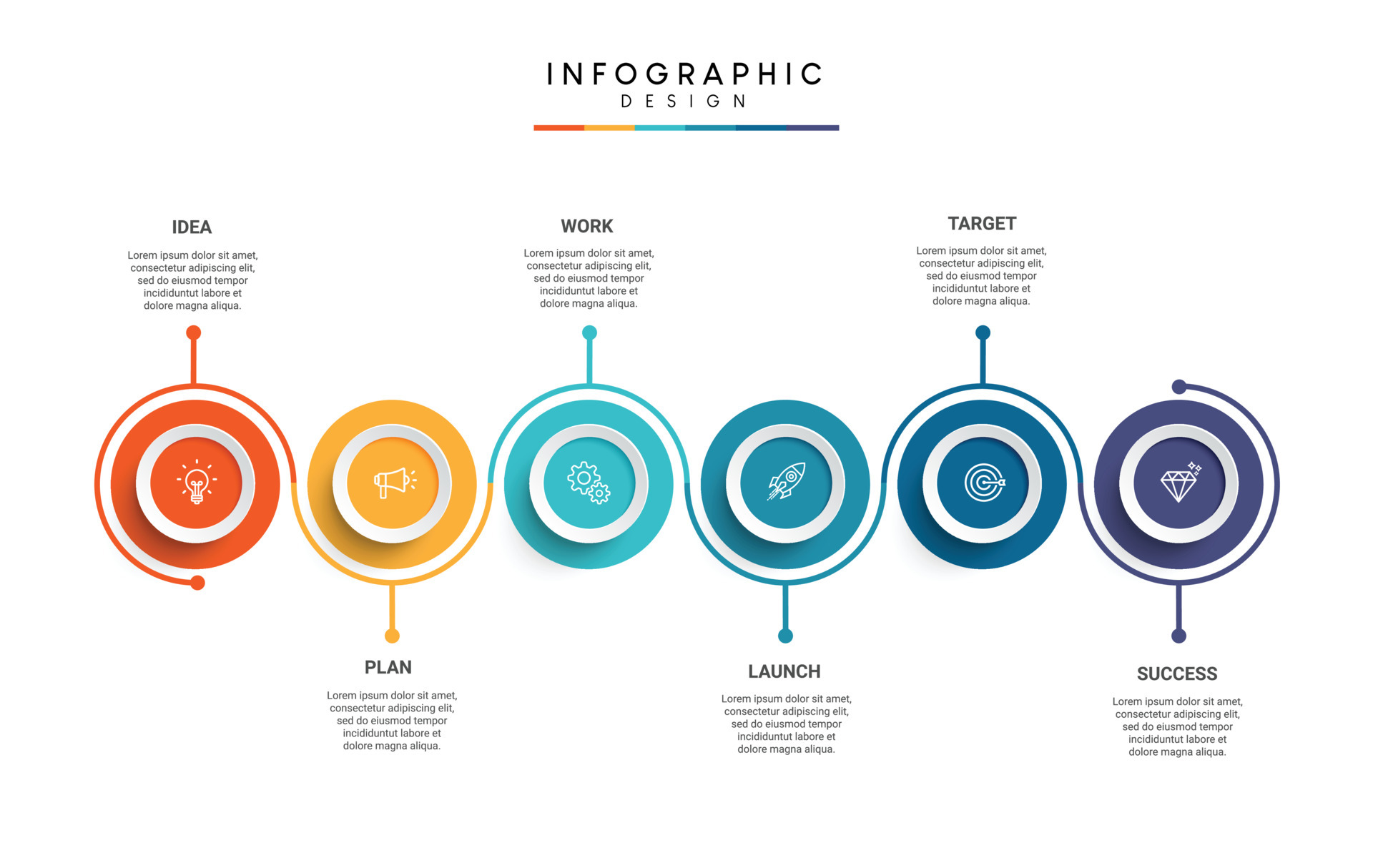 Process Timeline Infographic