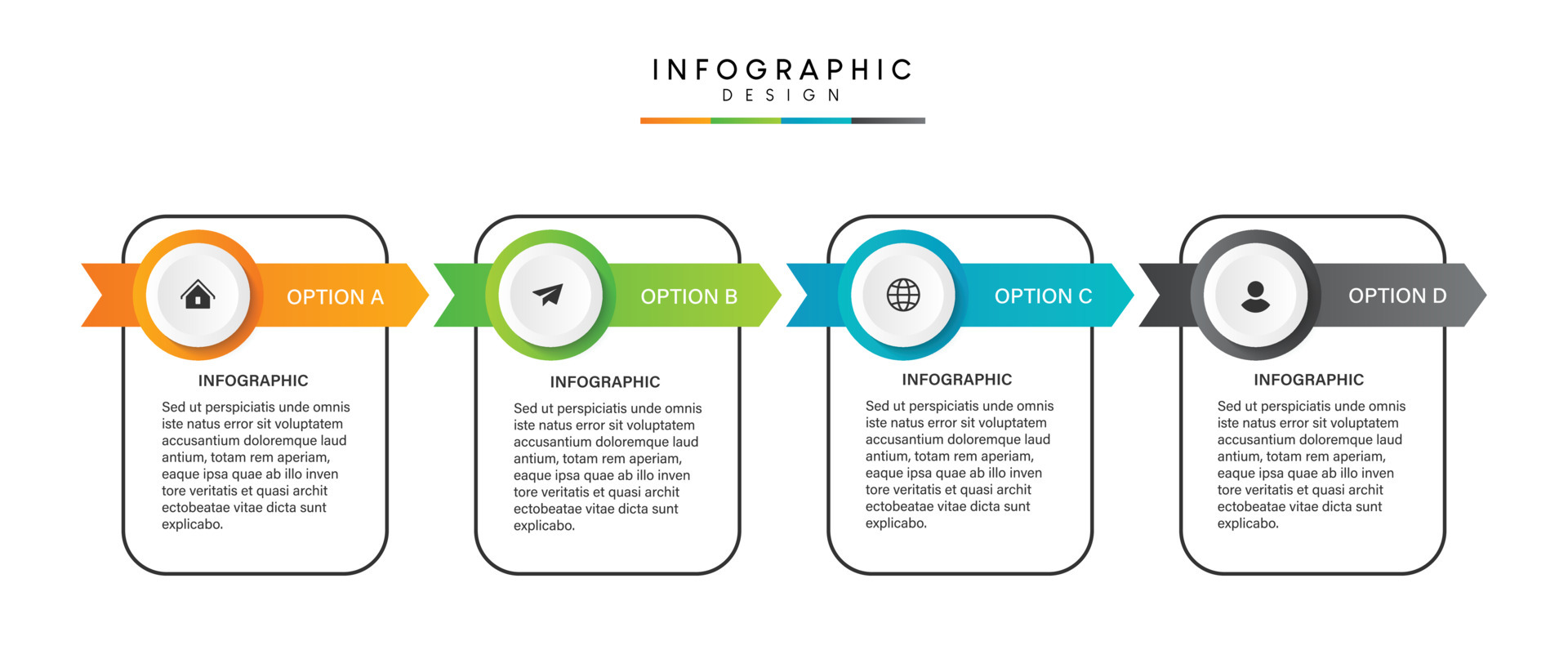 Steps business data visualization timeline process infographic template ...