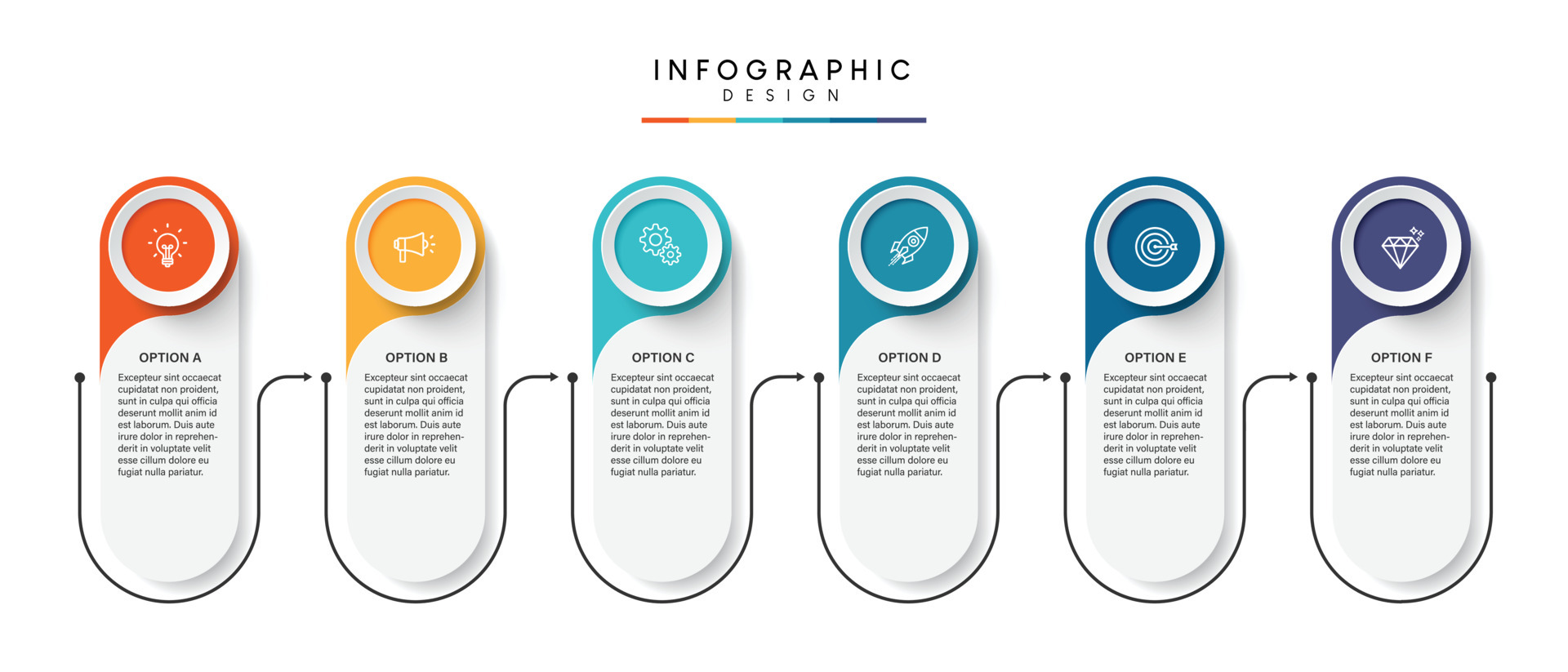 Steps business data visualization timeline process infographic template ...