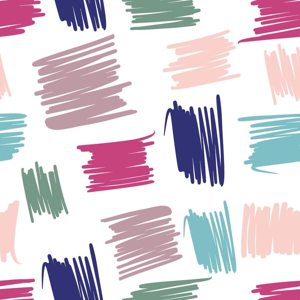 Vivid geometric chaotic lines seamless pattern. Abstract freehand ... Vivid geometric chaotic lines seamless pattern. Abstract freehand ...