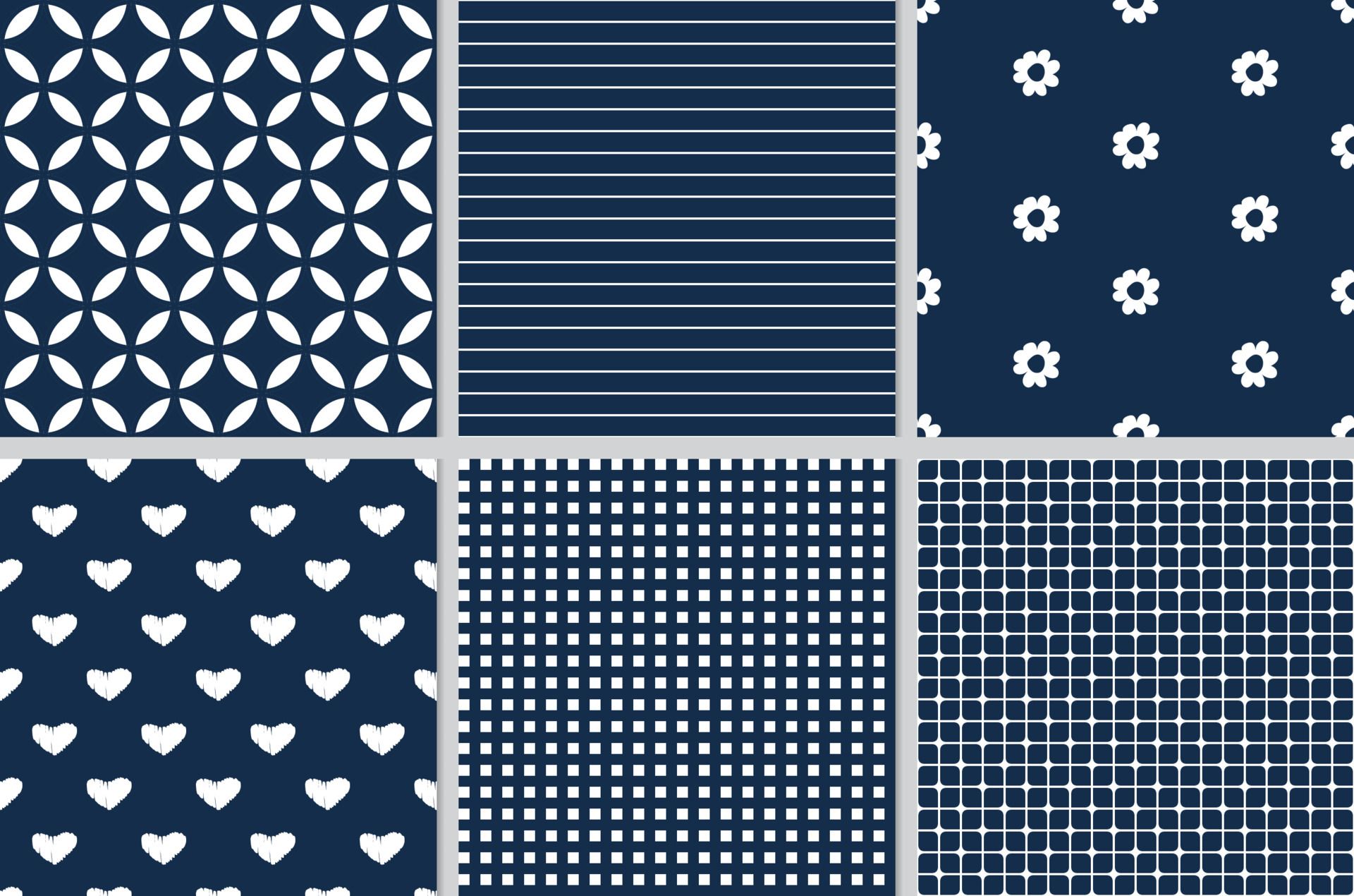 dark blue geometric seamless pattern collection eps10 vectors ...