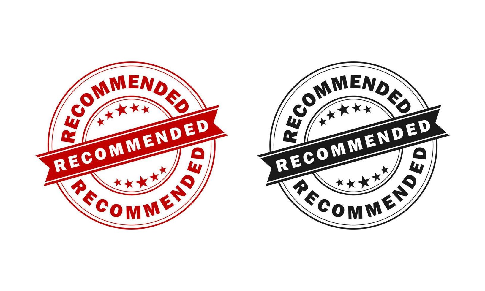 Recommended badge design logo template illustration 5679804 Vector Art ... Recommended badge design logo template illustration 5679804 Vector Art ...