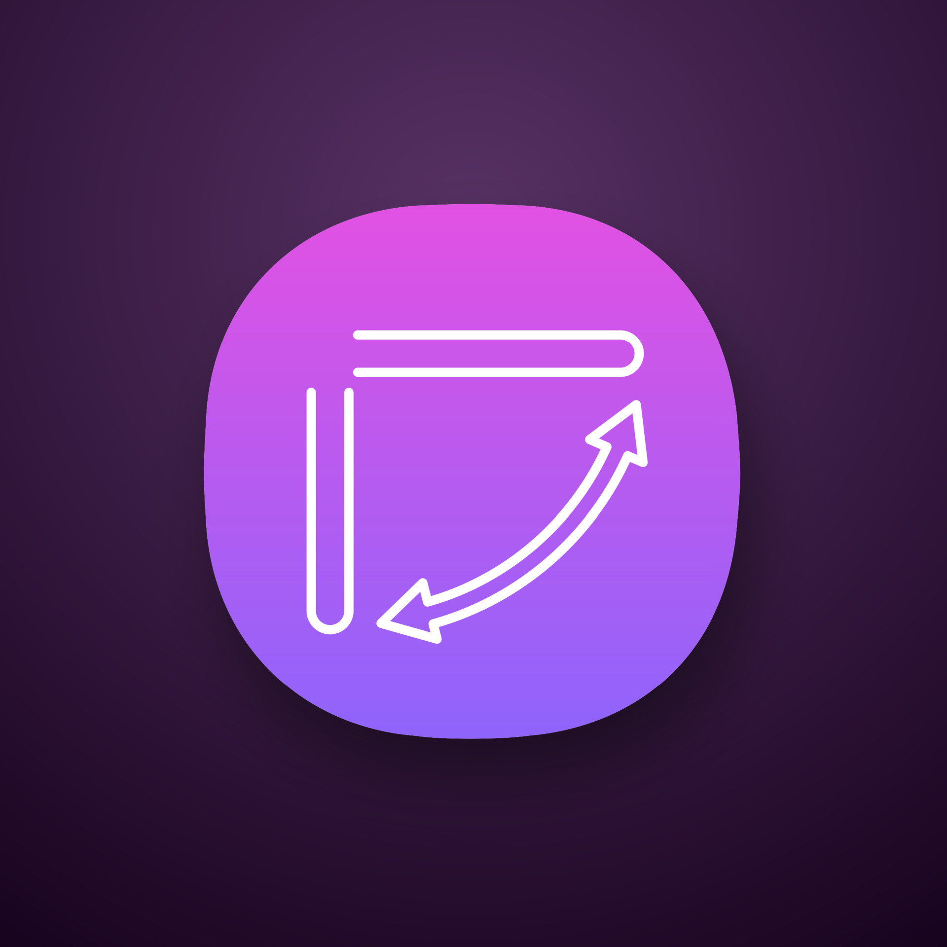 Air Direction Settings App Icon Ui Ux User Interface Air Conditioner