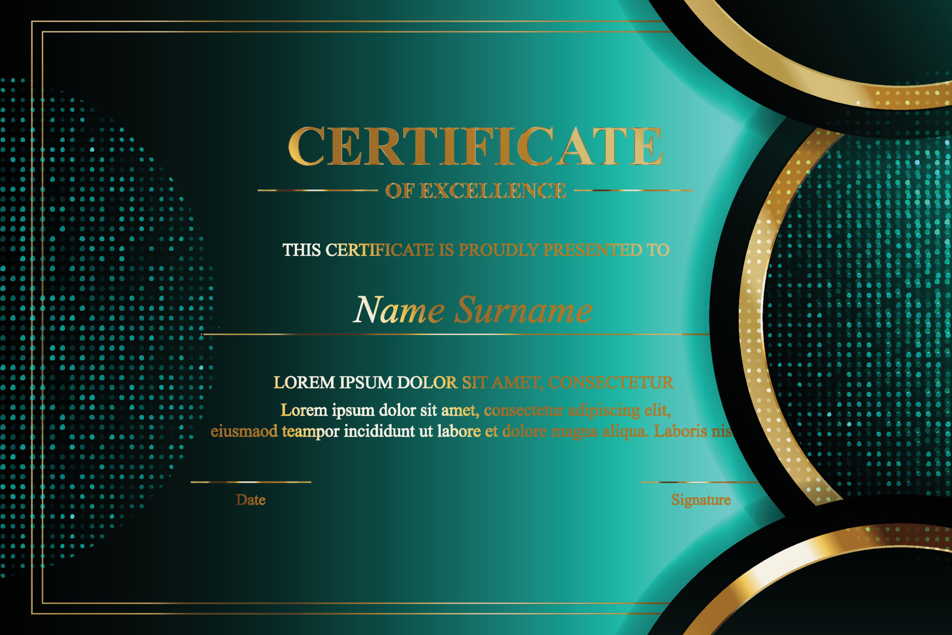 Creative Certificate Of Appreciation Award Template 5716560 Vector Art creative-certificate-of-appreciation-award-template-5716560-vector-art