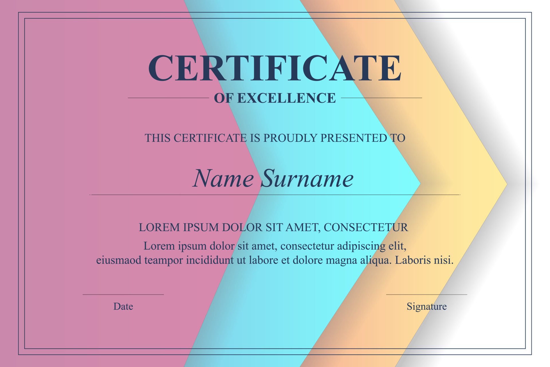Creative Certificate Of Appreciation Award Template 5718975 Vector Art creative-certificate-of-appreciation-award-template-5718975-vector-art