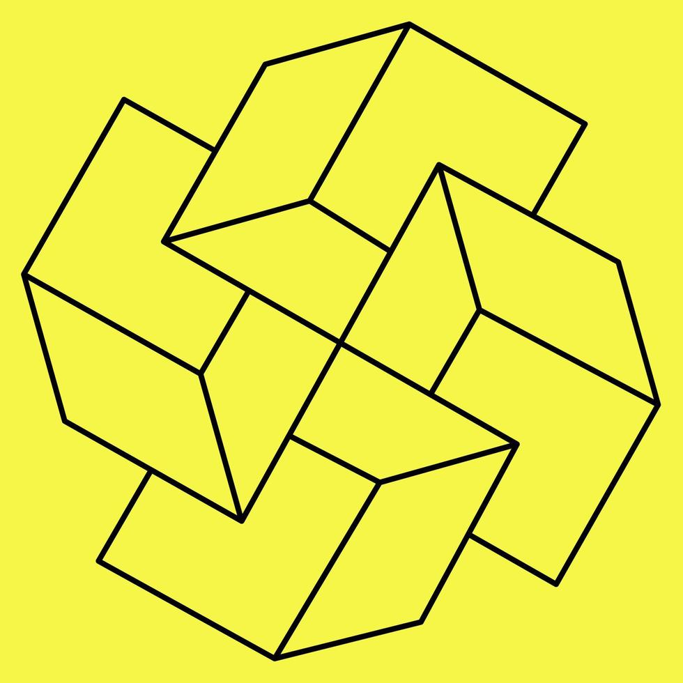 Linear design element. Geometric icon, geometric pattern, geometric ...