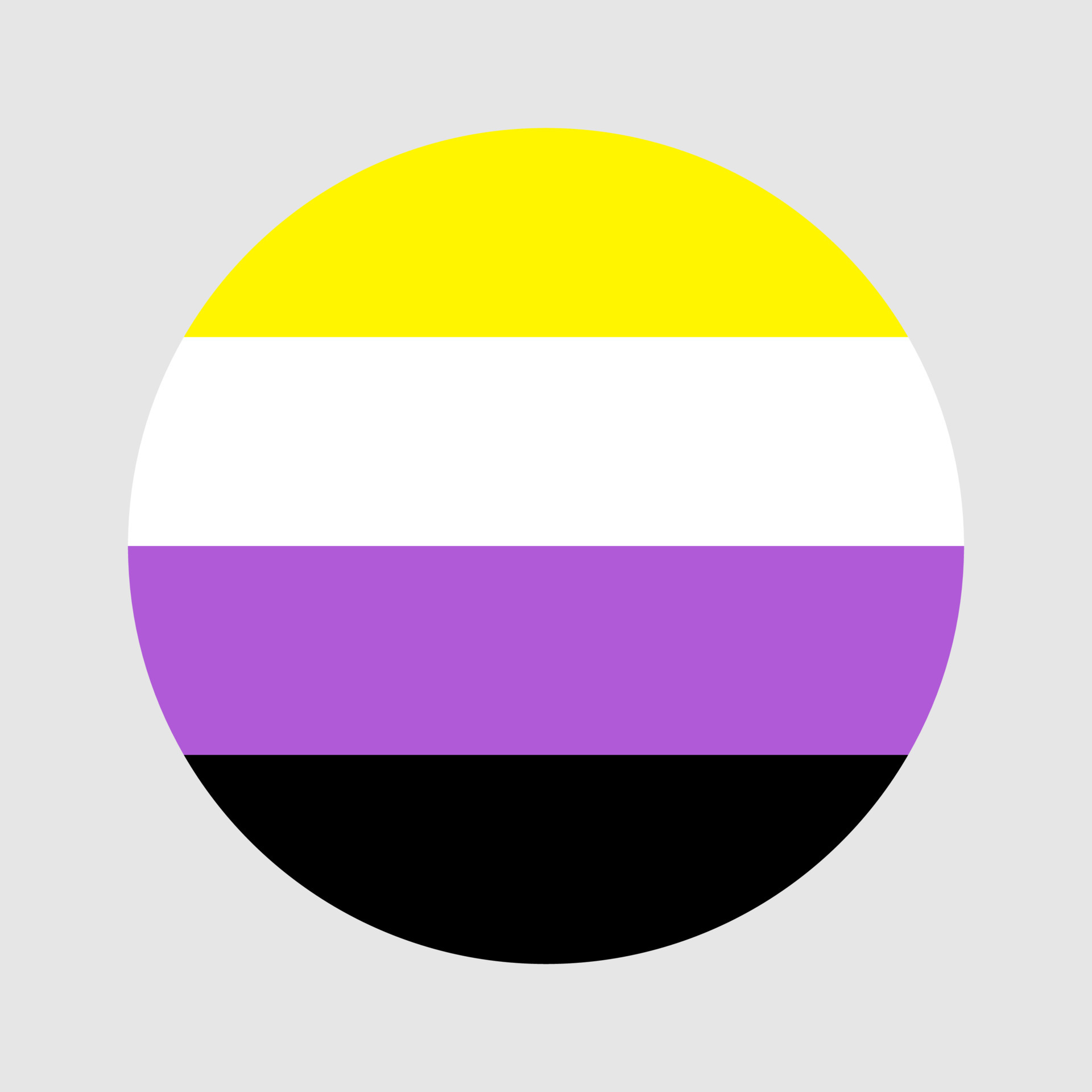 Nonbinary flag circle vector icon 5720119 Vector Art at Vecteezy
