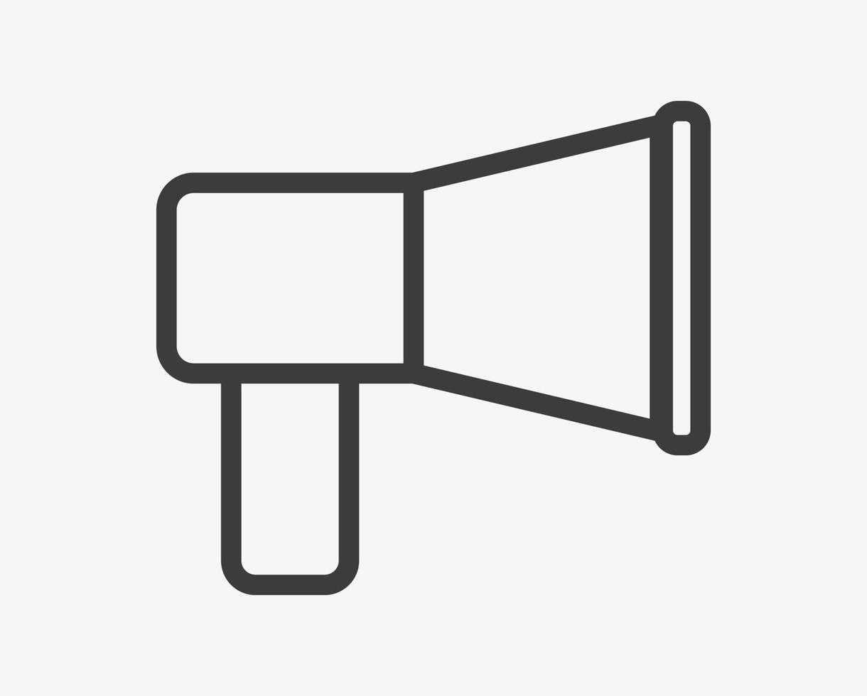 Megaphone Vector Icon Isolated On White Background 5720219 Vector Art