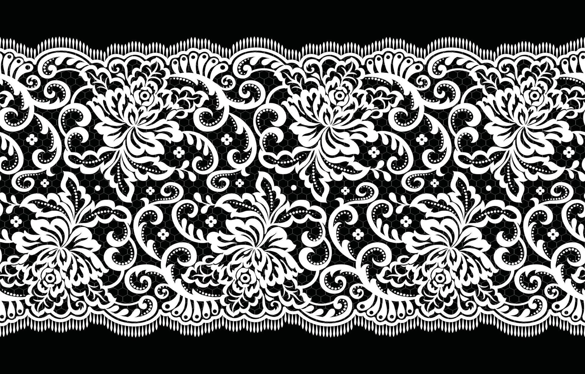 Seamless lace pattern, flower vintage vector background. 5721337 Vector ... Seamless lace pattern, flower vintage vector background. 5721337 Vector ...