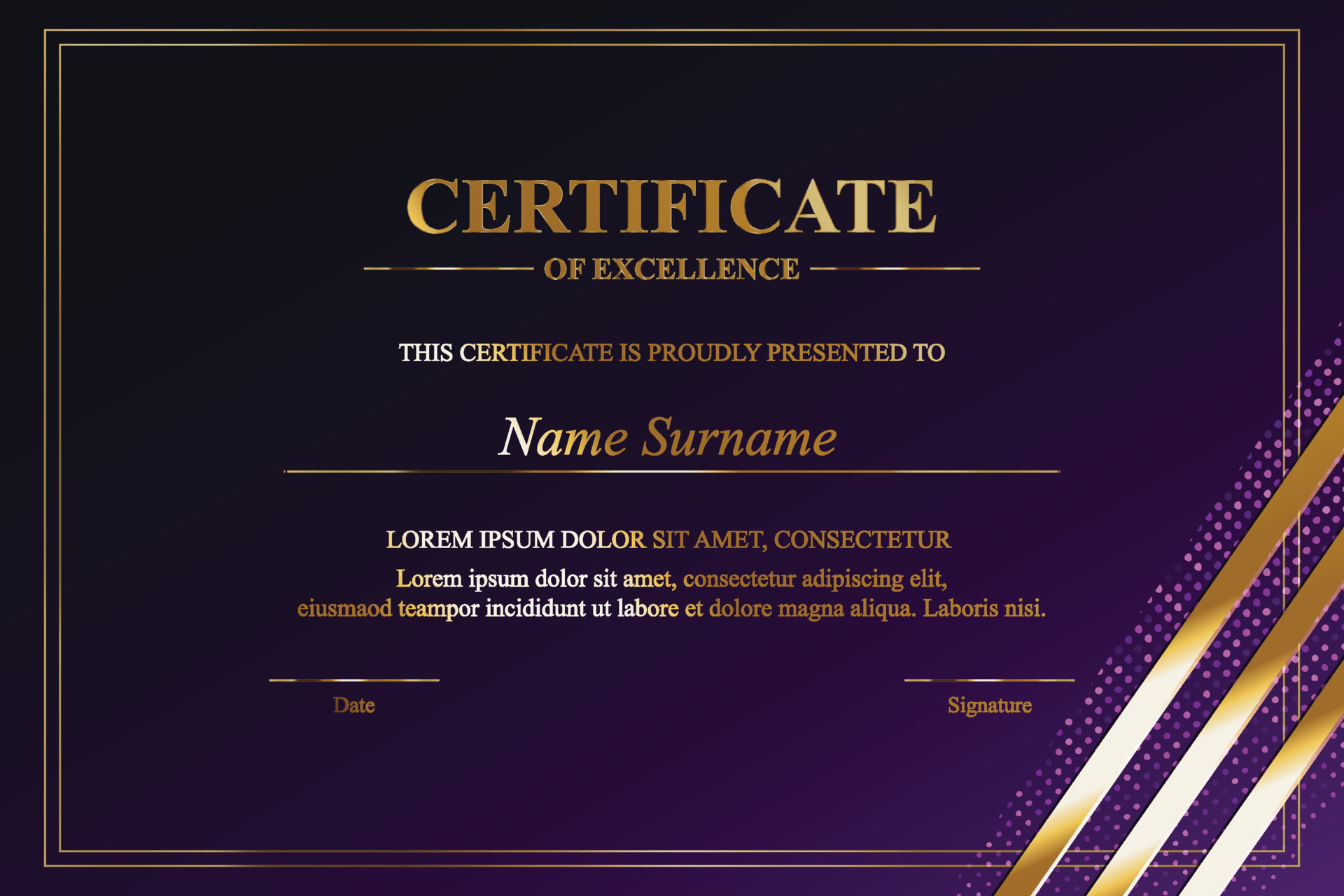 Creative Certificate Of Appreciation Award Template 5721372 Vector Art creative-certificate-of-appreciation-award-template-5721372-vector-art
