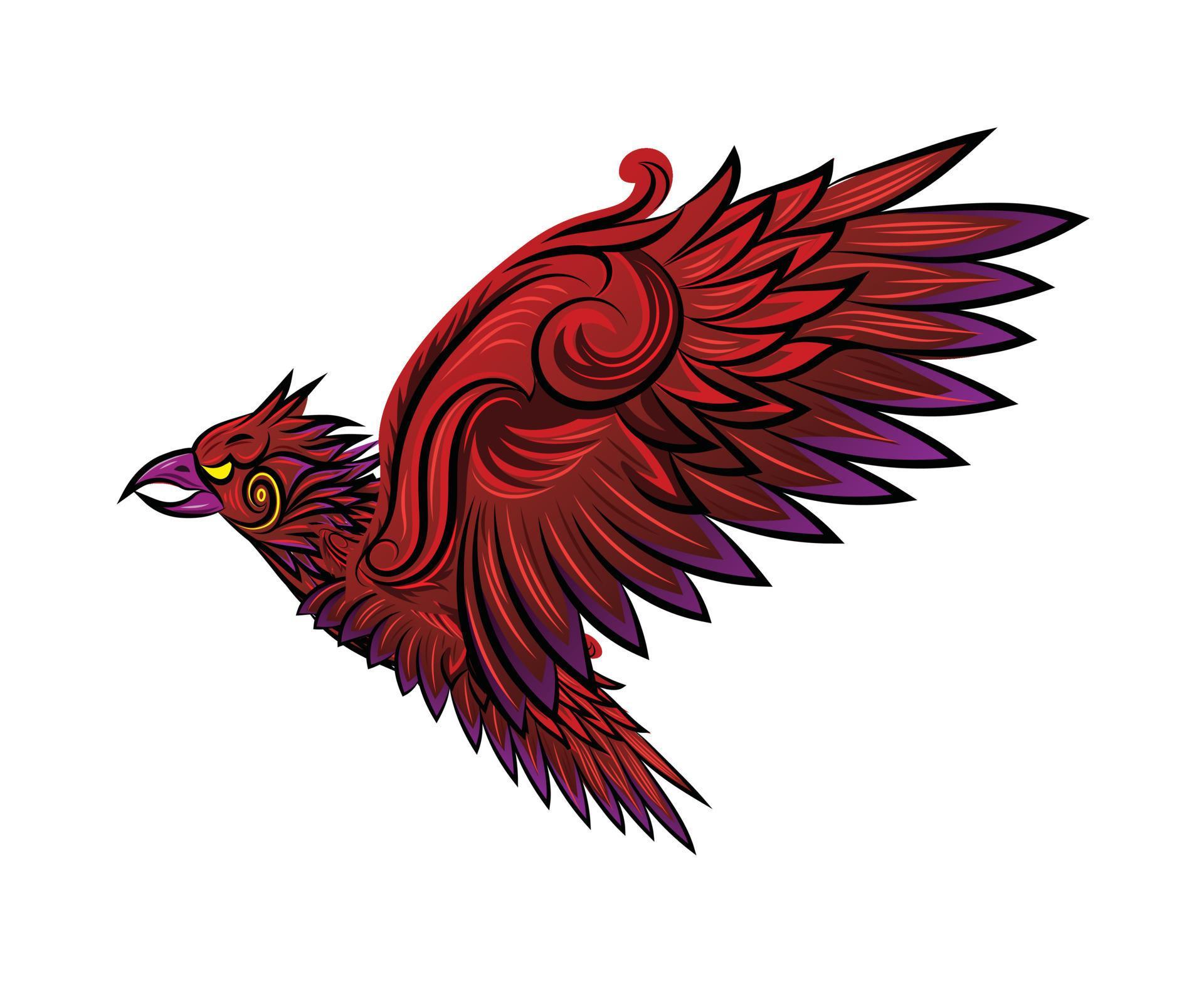 Red Eagle Artwork 5721939 Vector Art at Vecteezy