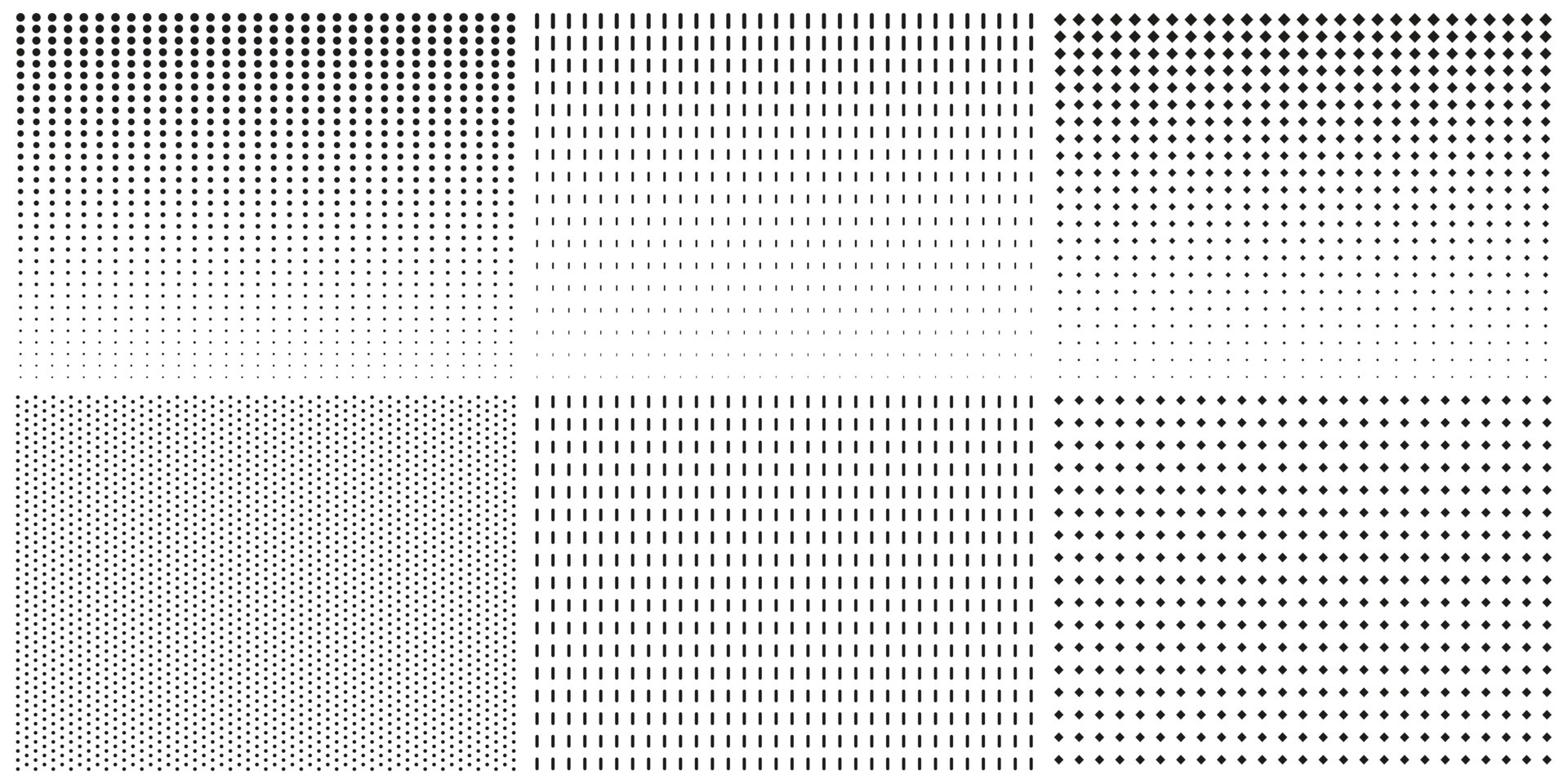Halftone Dotted Gradient Abstract Black And White Raster Gradient