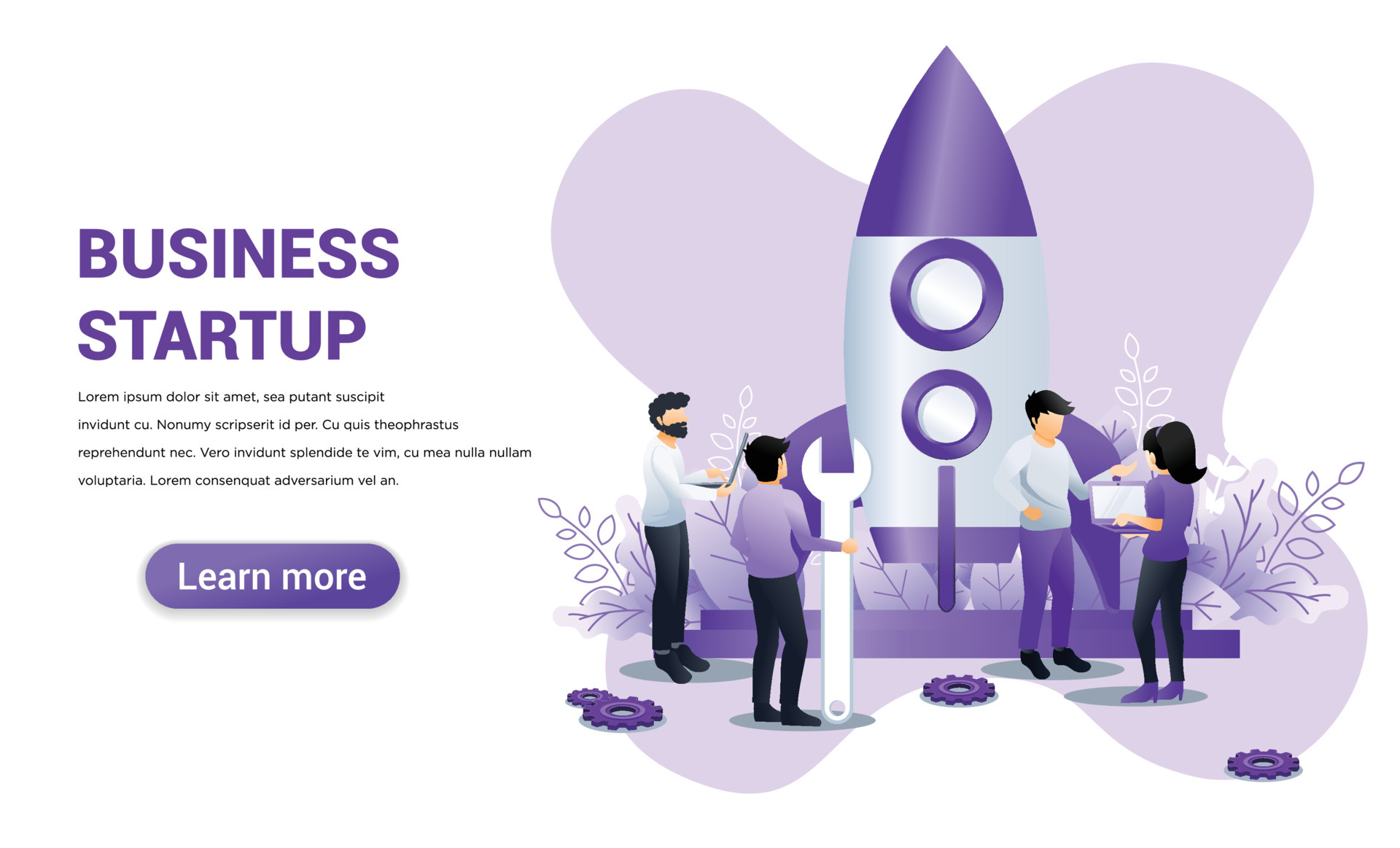 Web Banner, template, interface and UI UX interface Template vector ...