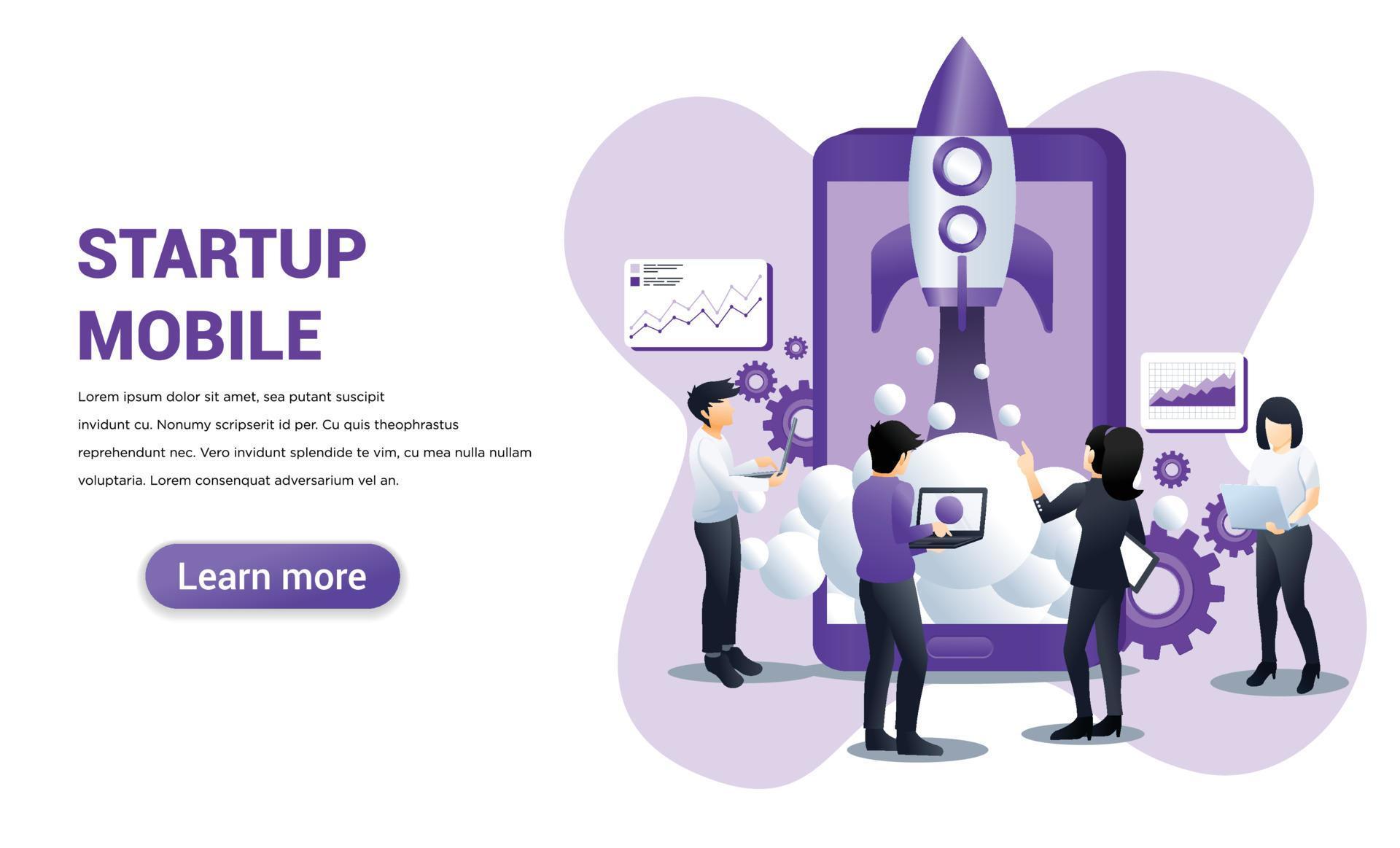 Web Banner, template, interface and UI UX interface Template vector ...