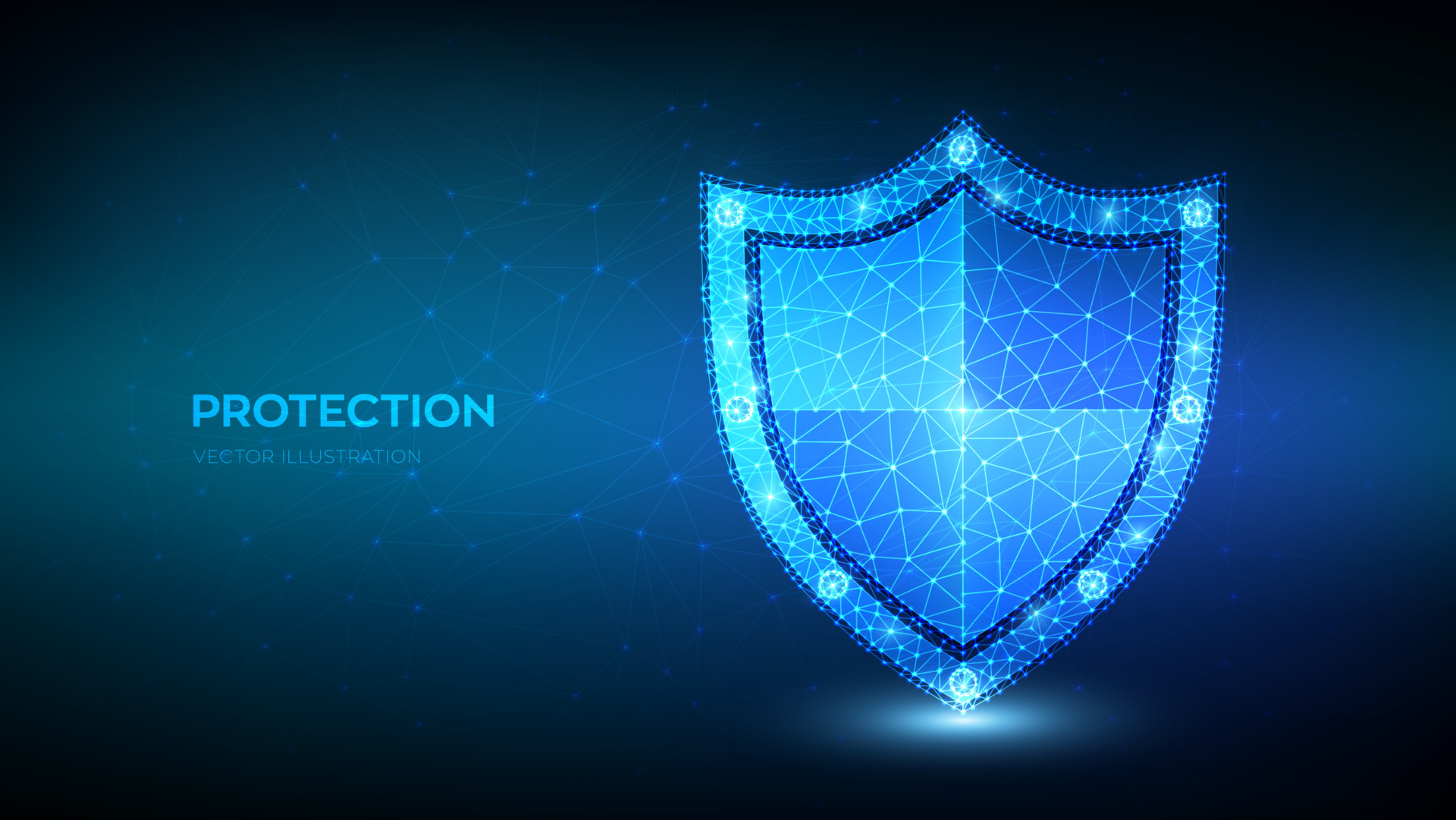 Security Shield Protection Or Safe Business Concept Cyber Security And Information Or Network