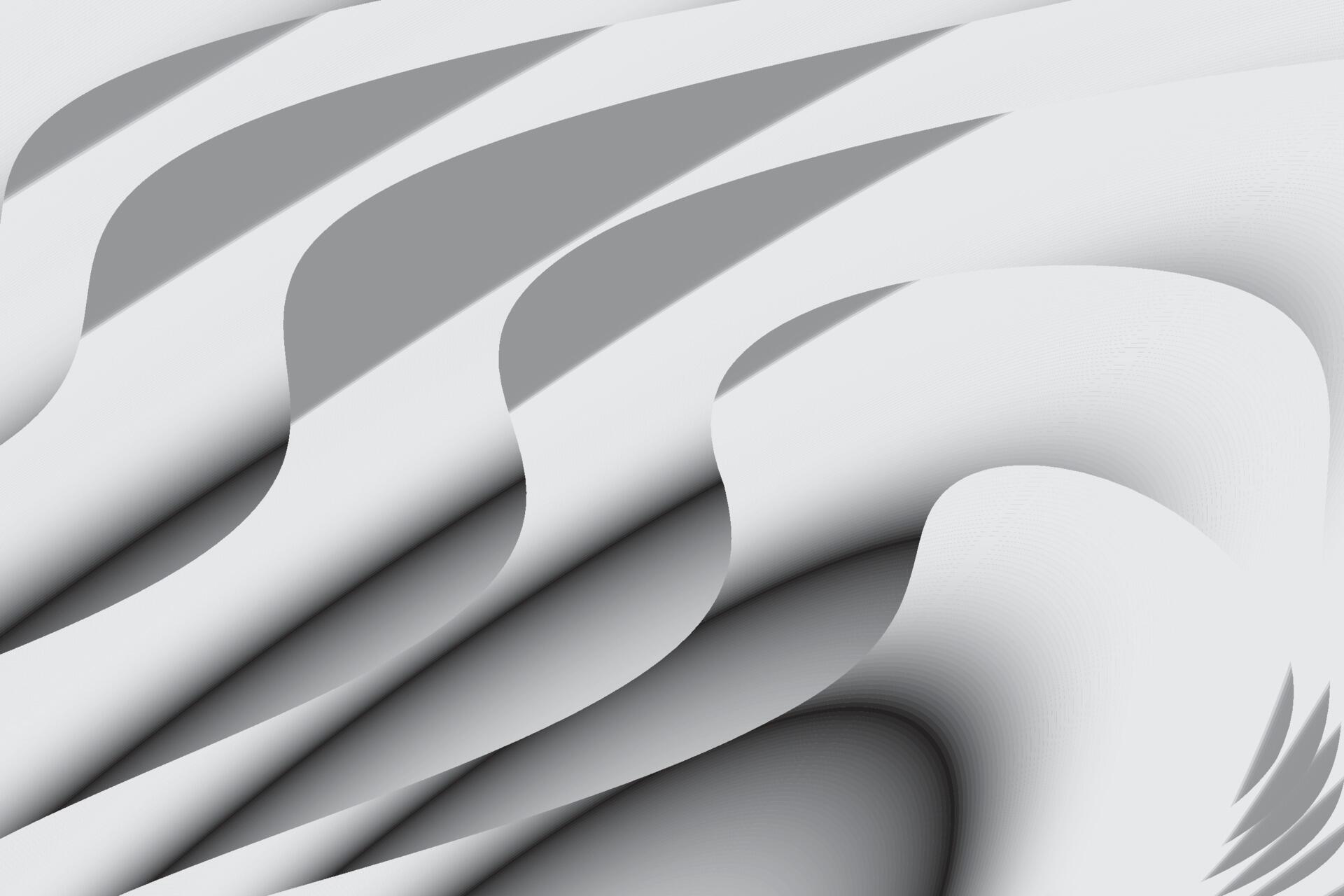 Abstract white and gray color, modern design background with geometric ...