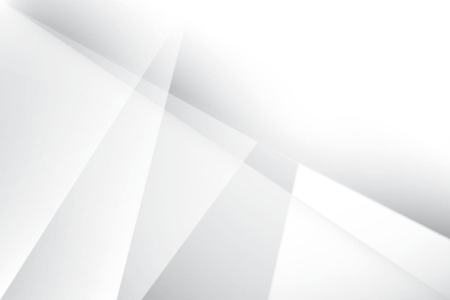 Abstract white and gray color, modern design background with geometric ...