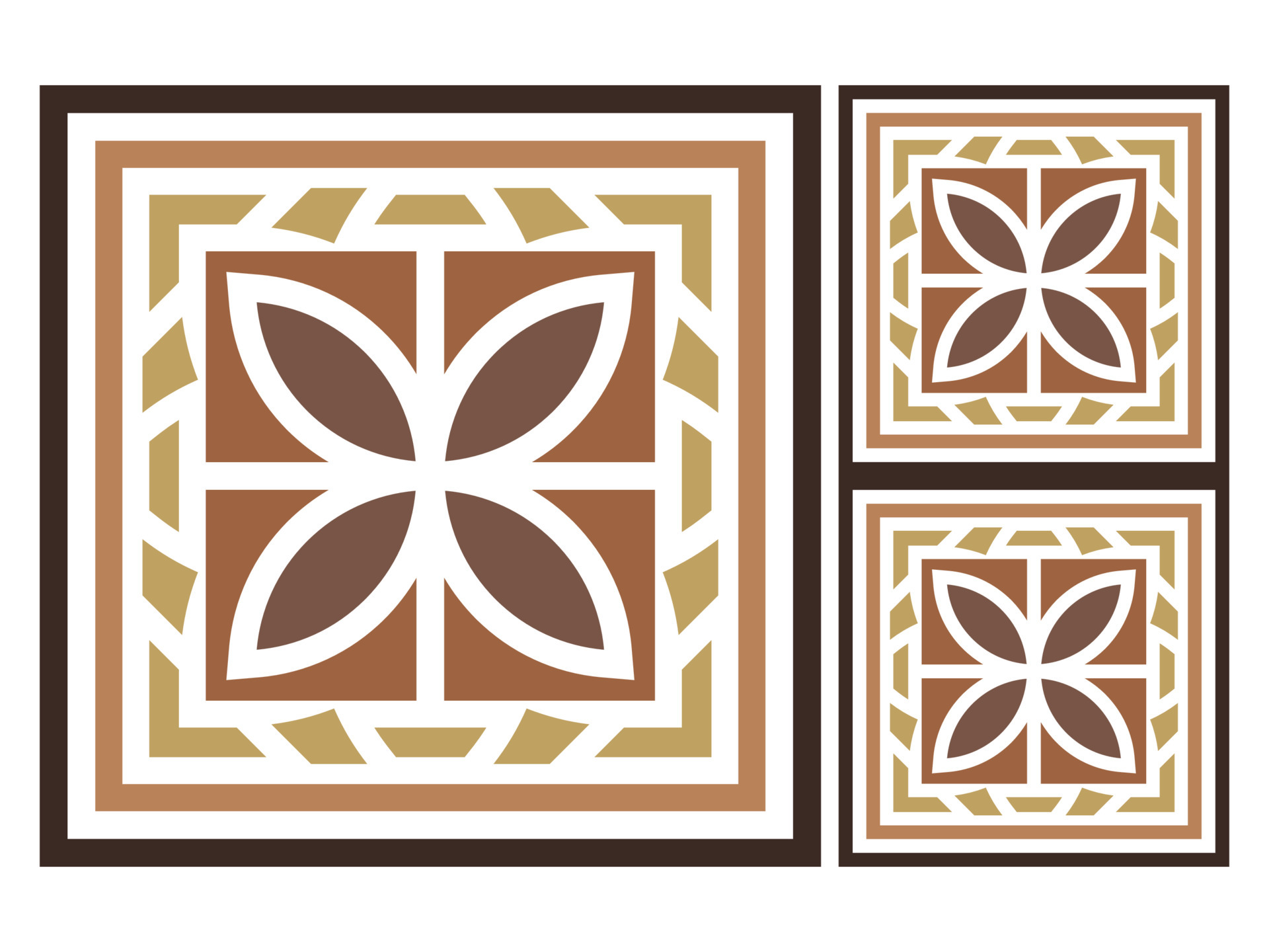 Pattern Seamless Colorful Geometric Design Tile 5757007 Vector Art at ...