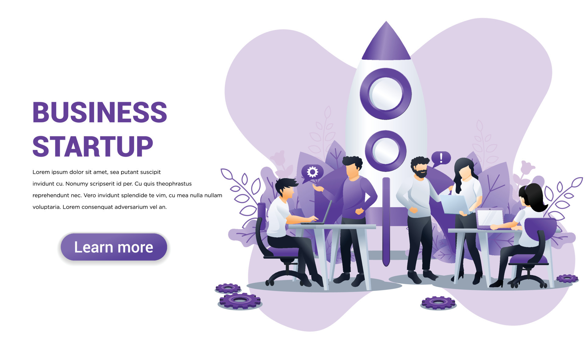 Web Banner, template, interface and UI UX interface Template vector ...