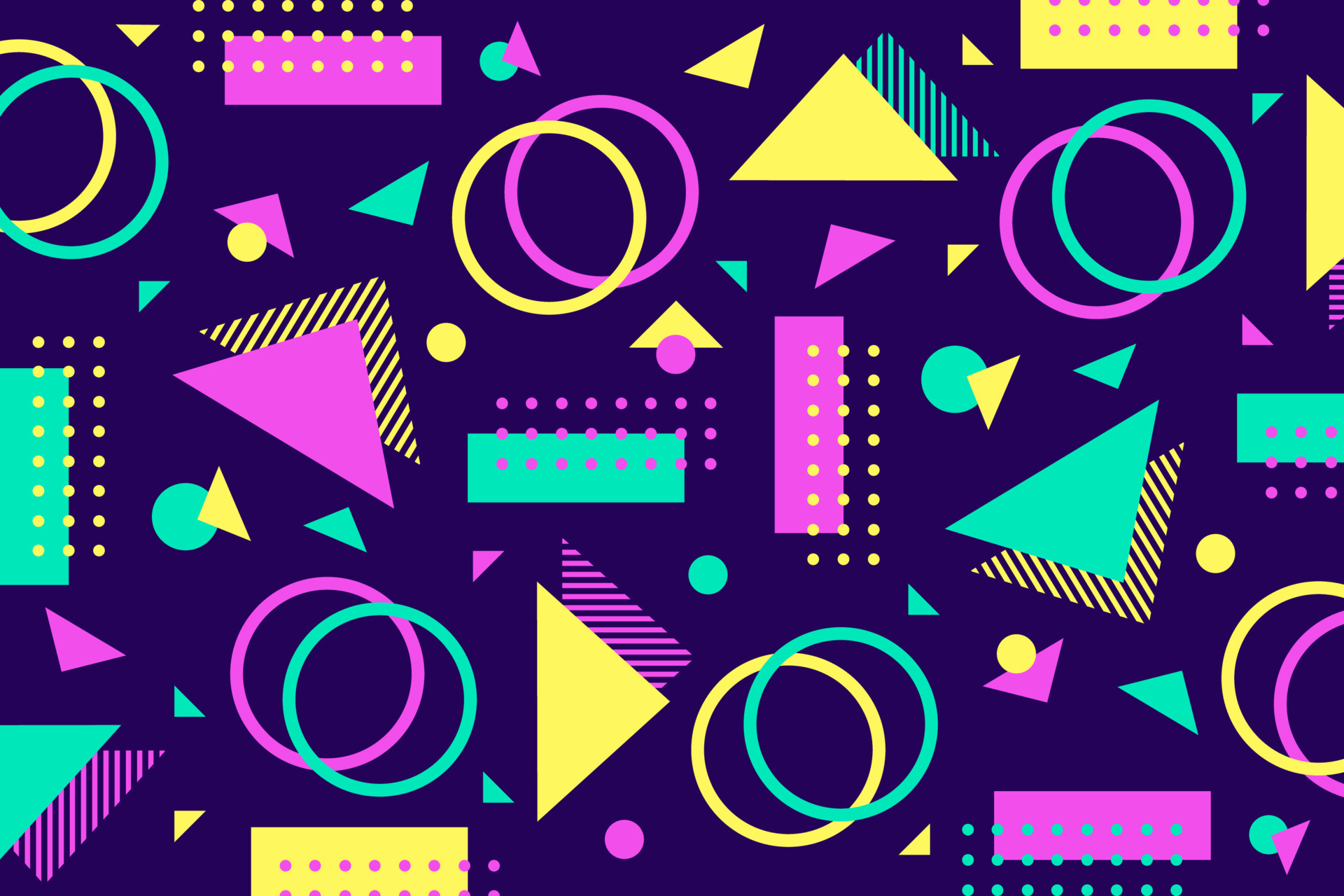 Retrofuturism seamless pattern 5766262 Vector Art at Vecteezy