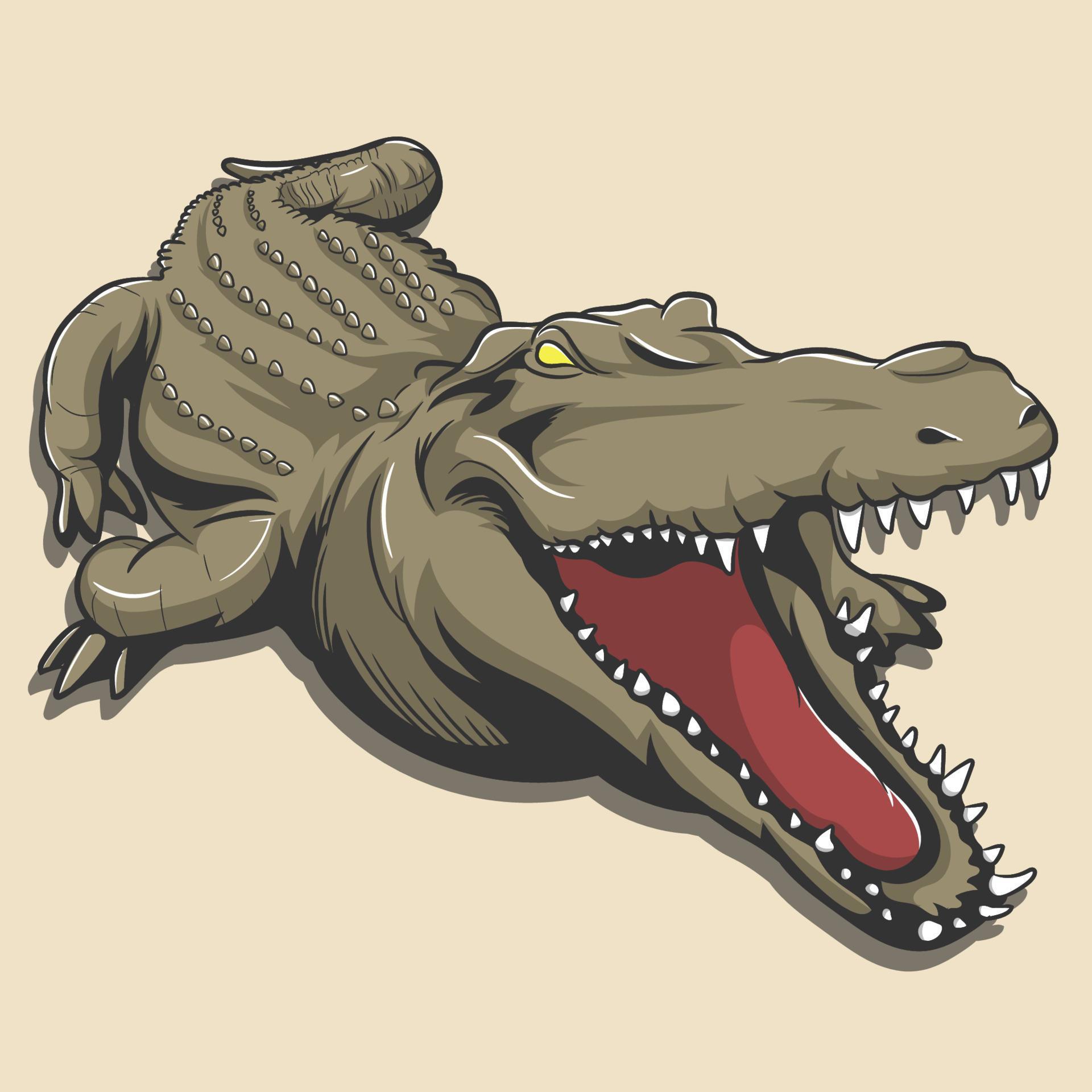 Crocodaile. Alligator vector illustration 5814193 Vector Art at Vecteezy