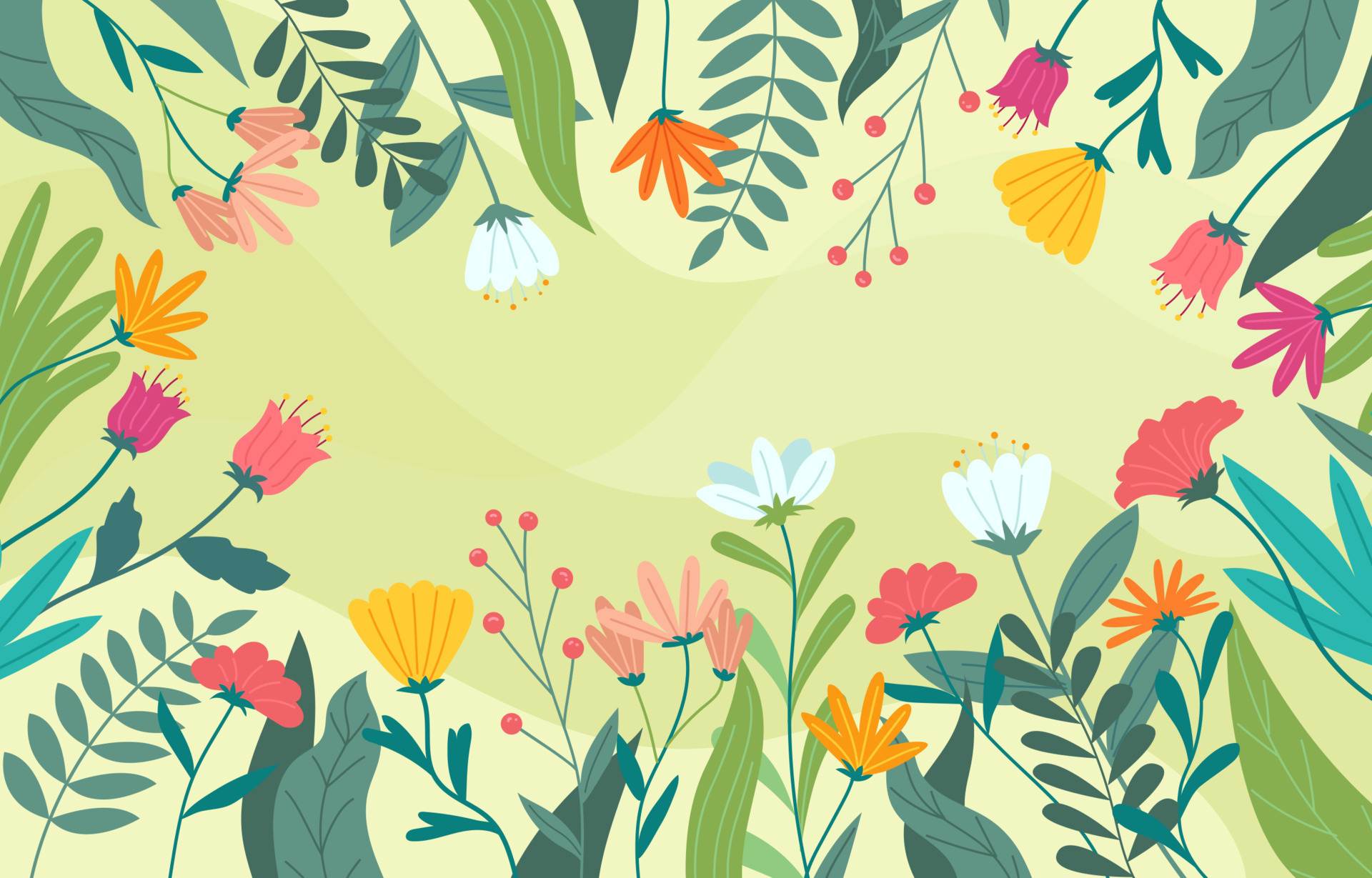 Element Floral of Spring Season 5836768 Vector Art at Vecteezy