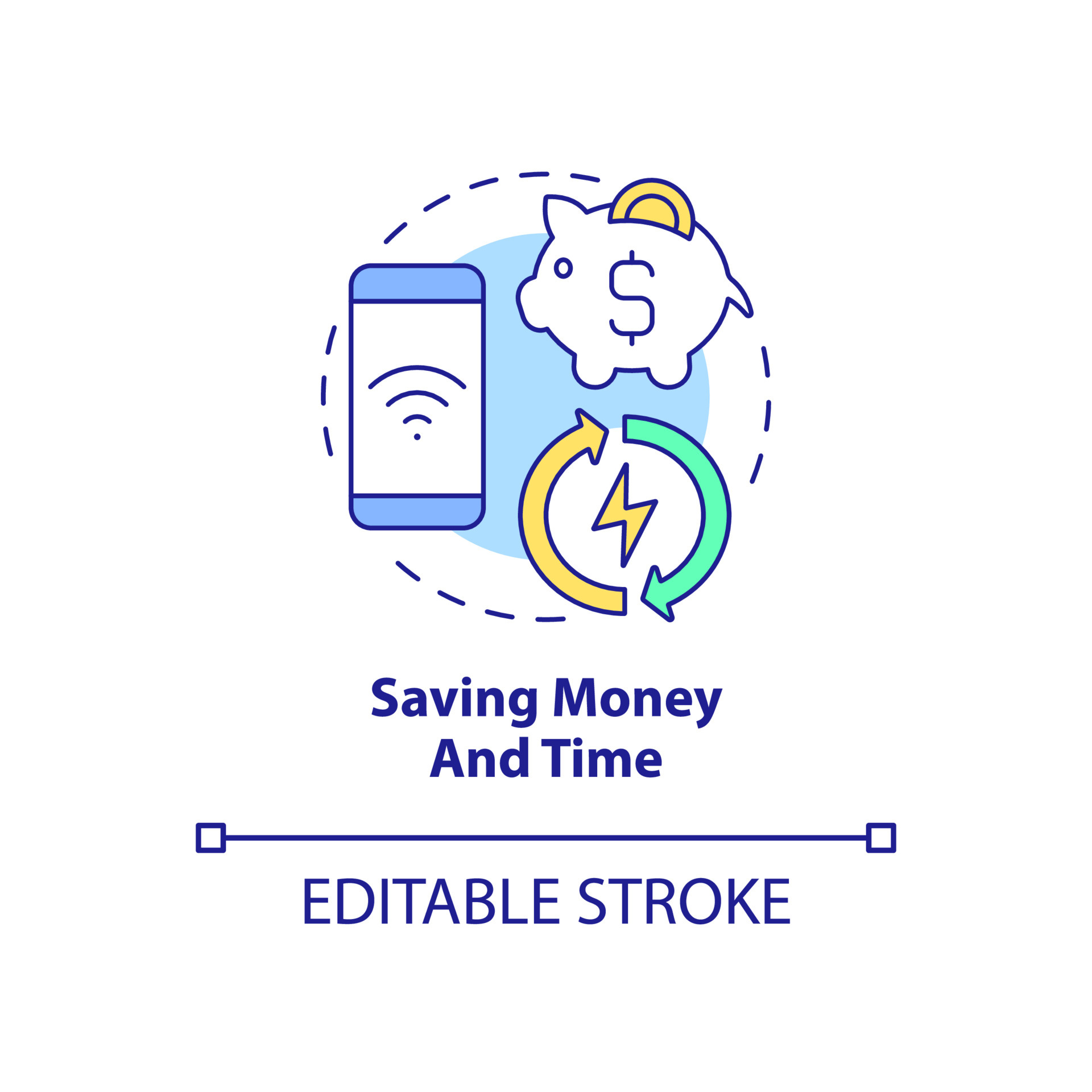 Save Time And Money Icon