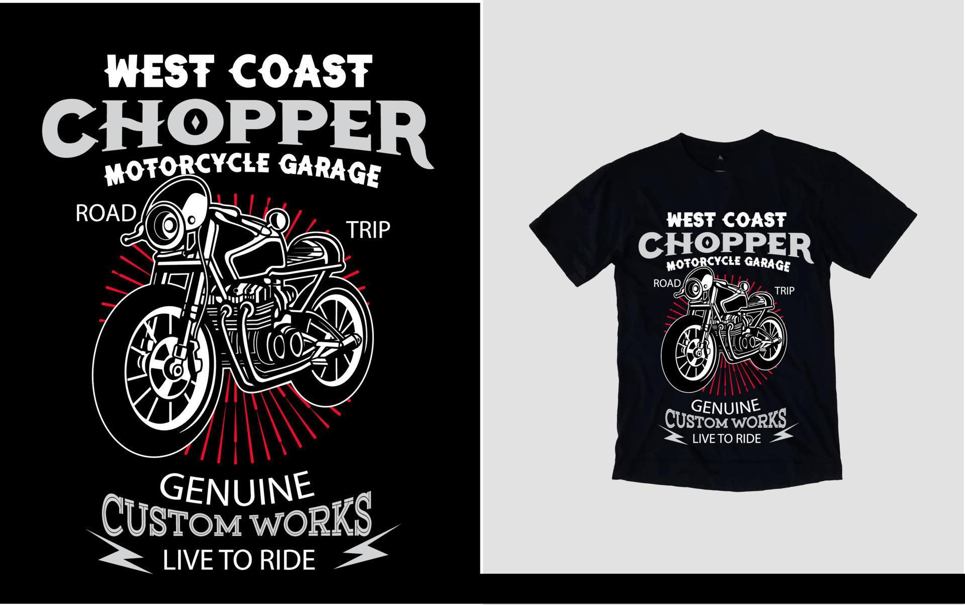 West Coast Chopper Motorcycle Garage Genuine Custom Works Live To Ride