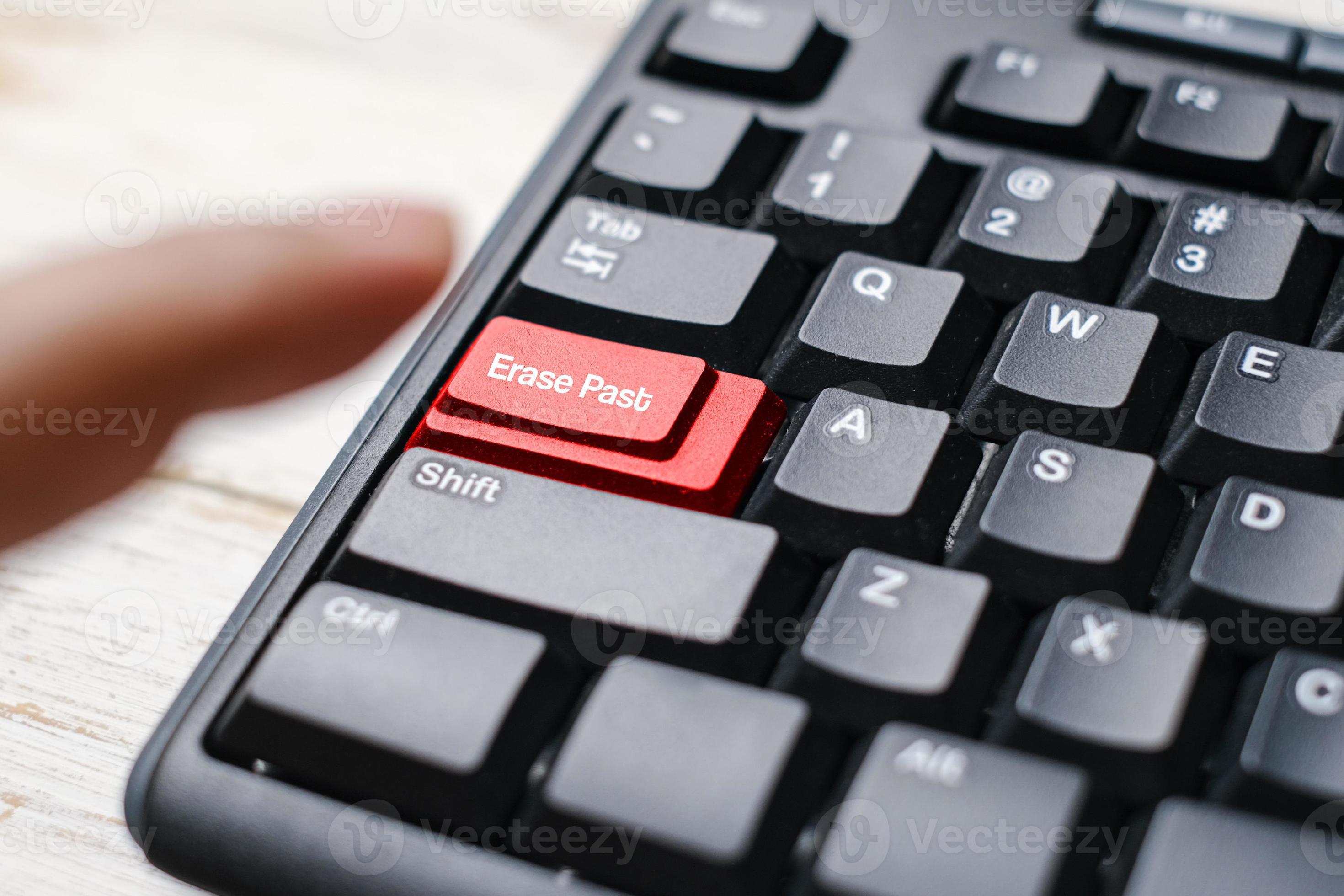 Erase past on keyboard, business concept. 5858724 Stock Photo at Vecteezy Erase past on keyboard, business concept. 5858724 Stock Photo at Vecteezy