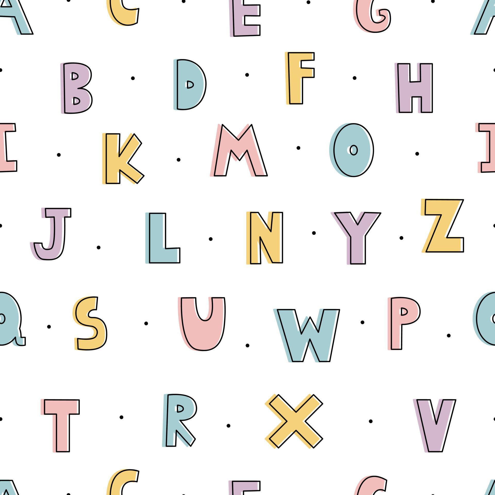 Nursery Seamless ABC Pattern Alphabet Background Use For Print nursery-seamless-abc-pattern-alphabet-background-use-for-print