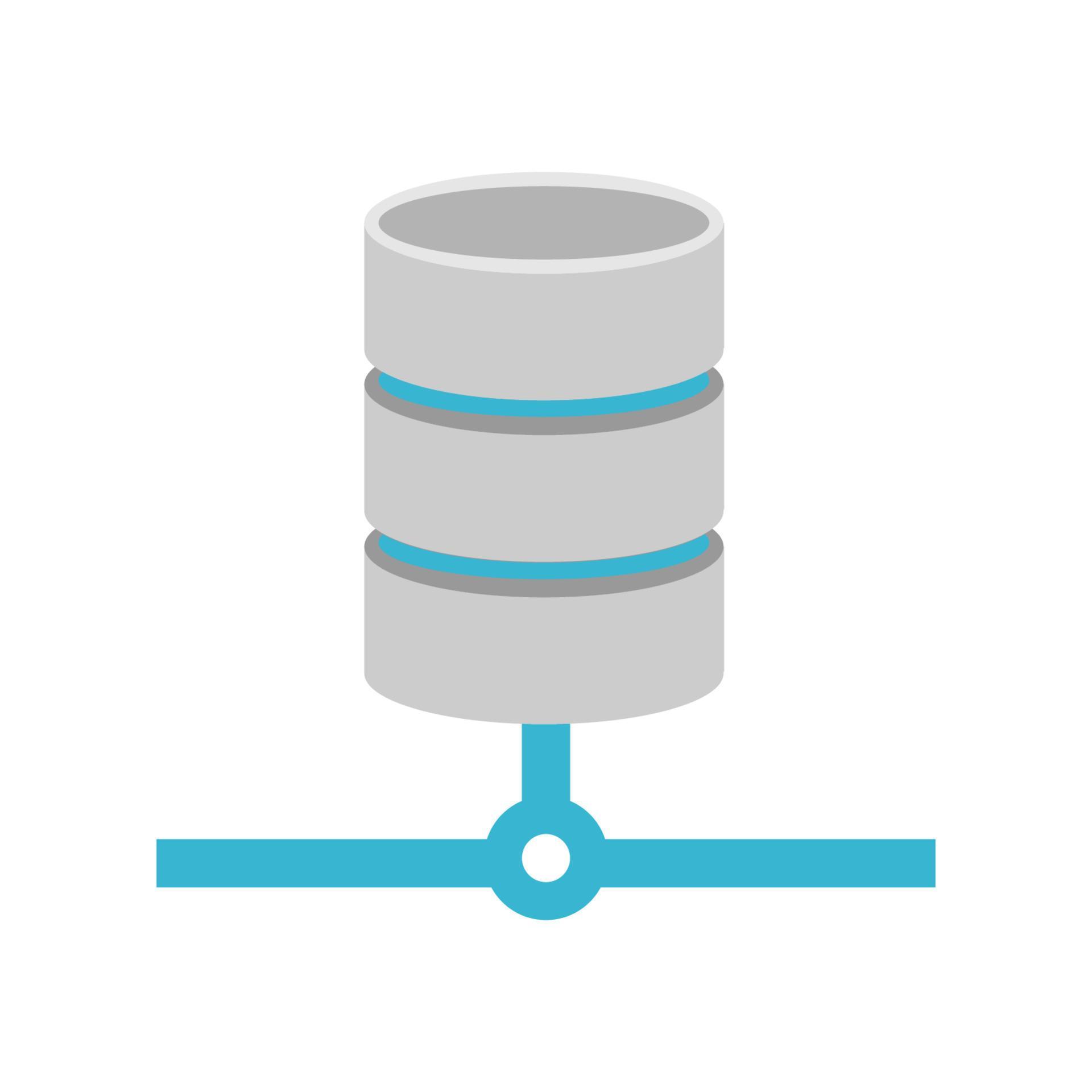 Database Relational Icon Database Connection Symbol 5862191 Vector