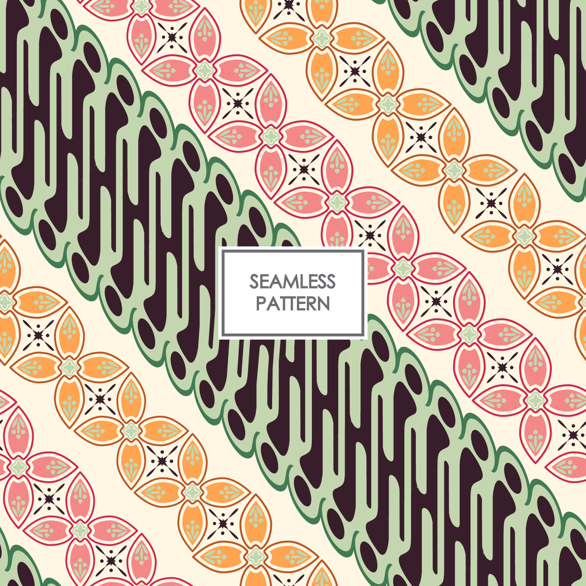 batik pattern. batik seamless pattern vector pro 5883297 Vector Art at ...