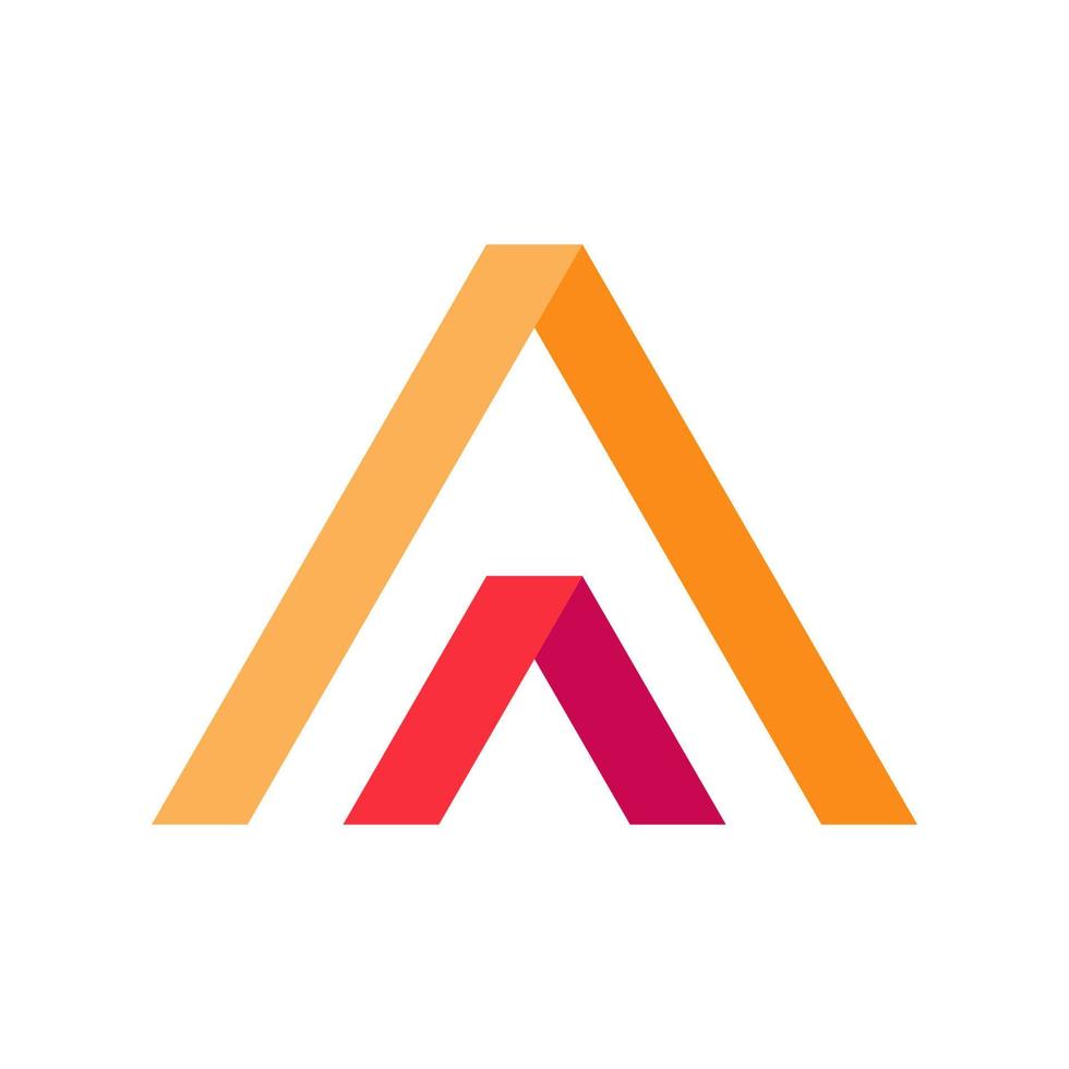 Two Triangle Logo Concept 5886983 Vector Art At Vecteezy
