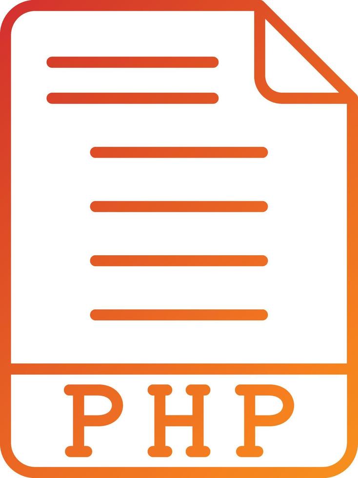 PHP Icon Style 5891898 Vector Art at Vecteezy