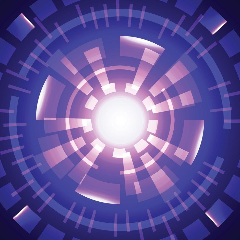 Abstract tech purple and blue design of interface pattern template ...