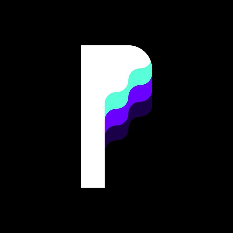 abstrcact-flat-p-flag-symbol-modern-simple-5897514-vector-art-at-vecteezy