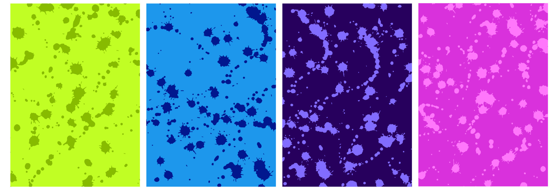 Abstract Backgrounds With Blobs Template Artistic Covers Design