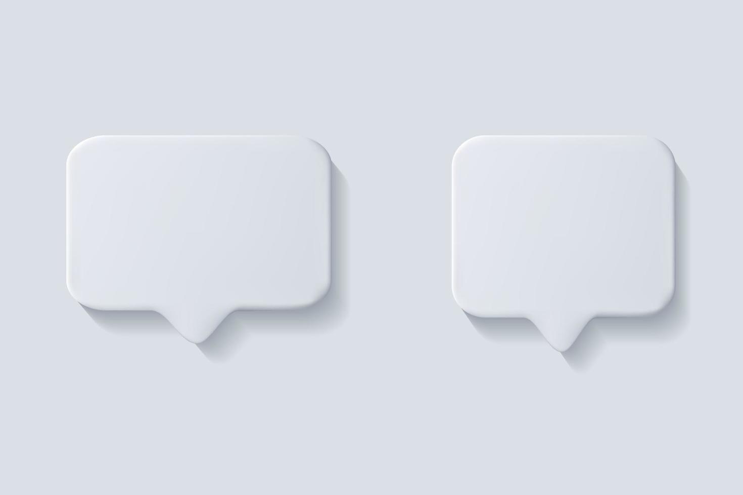 Bubble Chat 3d White Speech Bubble 5902858 Vector Art At Vecteezy