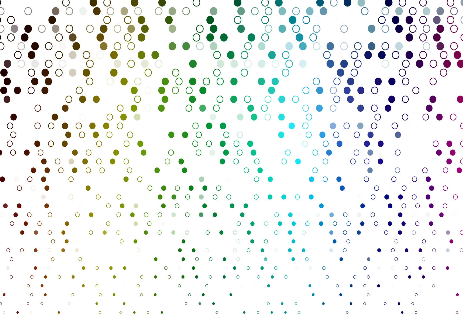 Light Multicolor, Rainbow vector layout with circle shapes. 5907890 ...