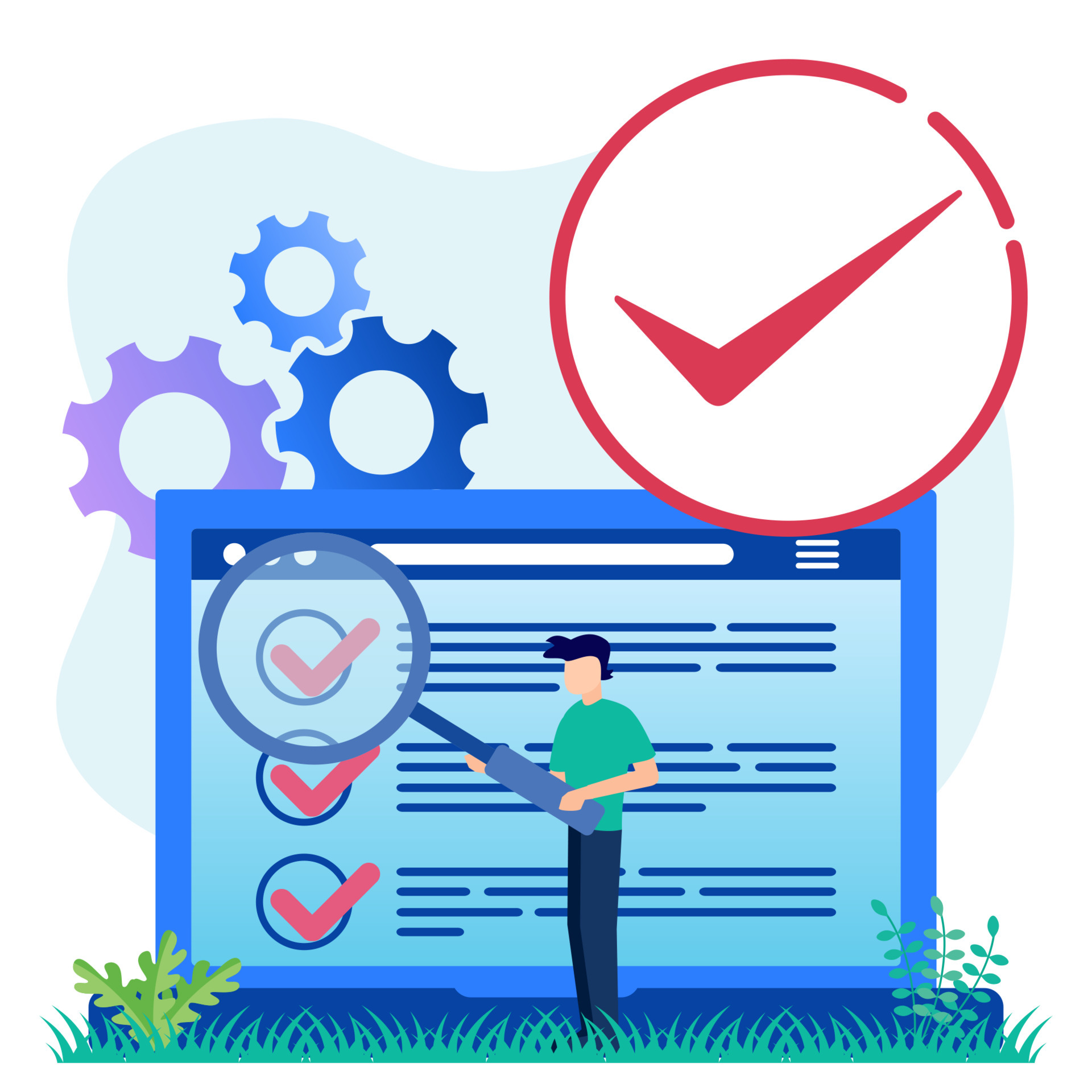 Illustration Vector Graphic Cartoon Character Of Product Quality