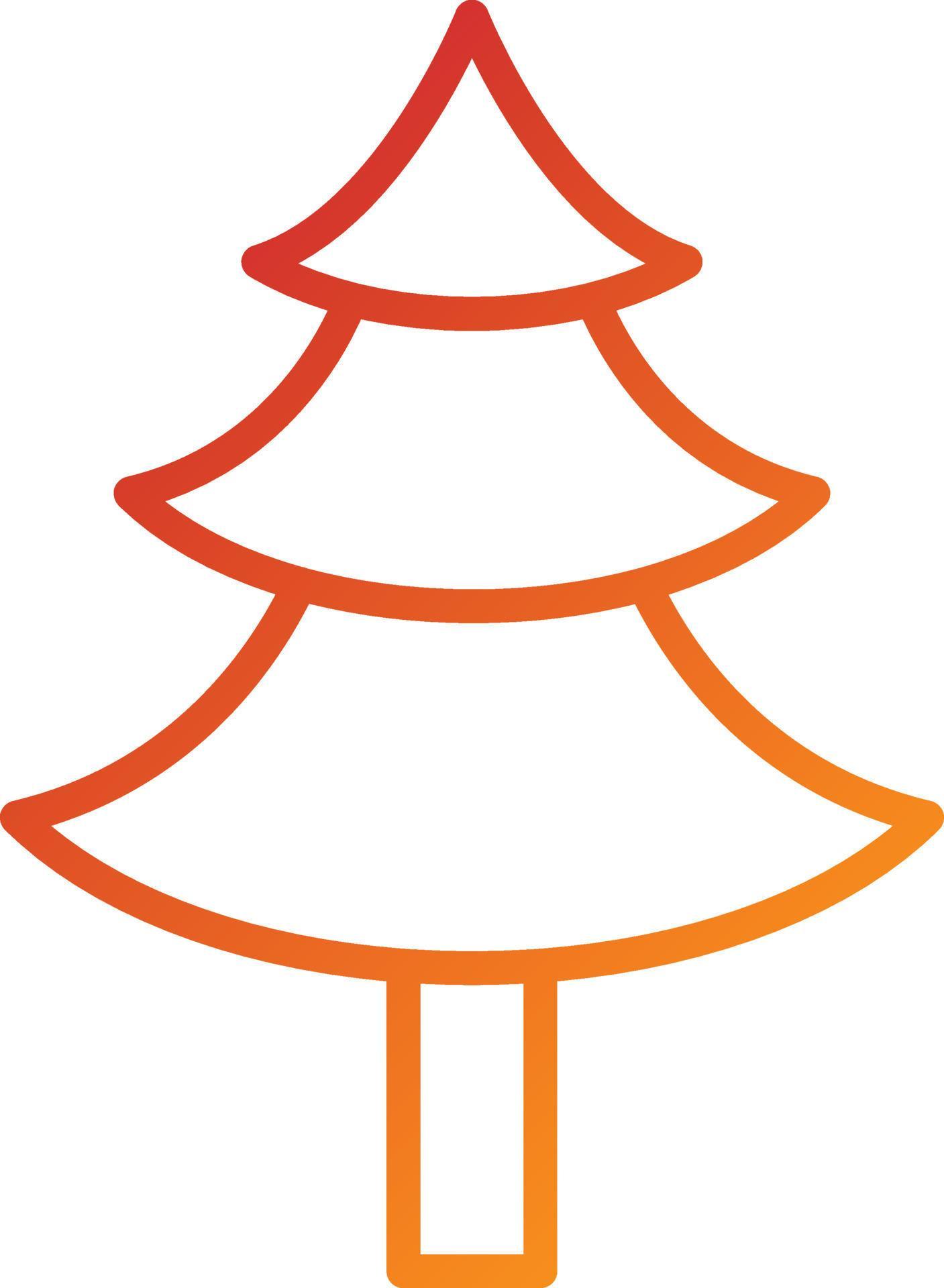 Pine Tree Icon Style 5910426 Vector Art at Vecteezy