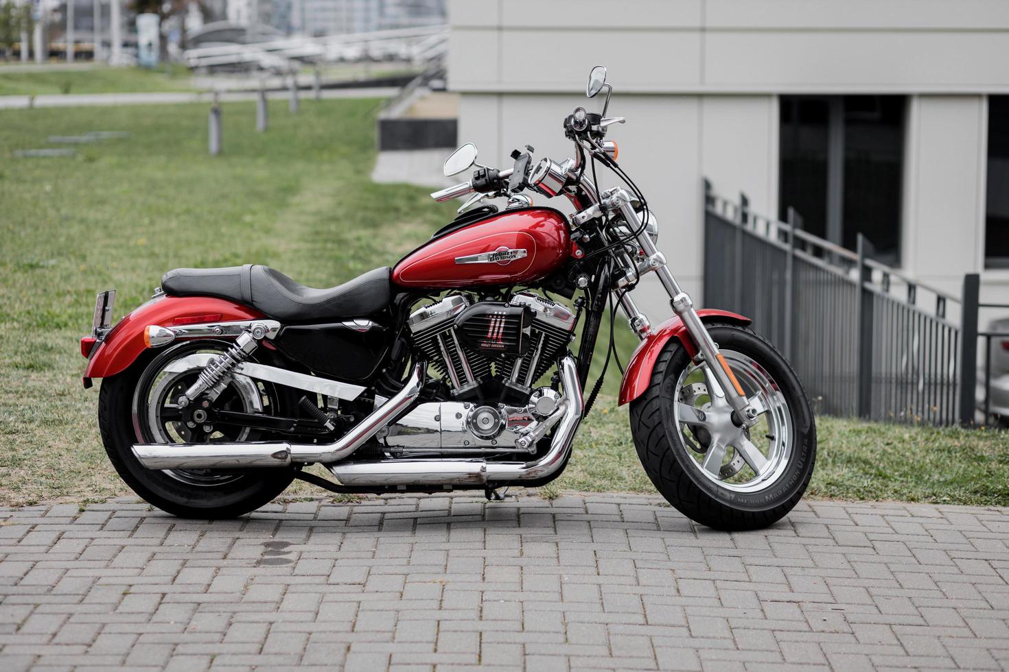 Minsk, Belarus, February 2022 - Harley Davidson Motorcycle 5910992 ... Minsk, Belarus, February 2022 - Harley Davidson Motorcycle 5910992 ...