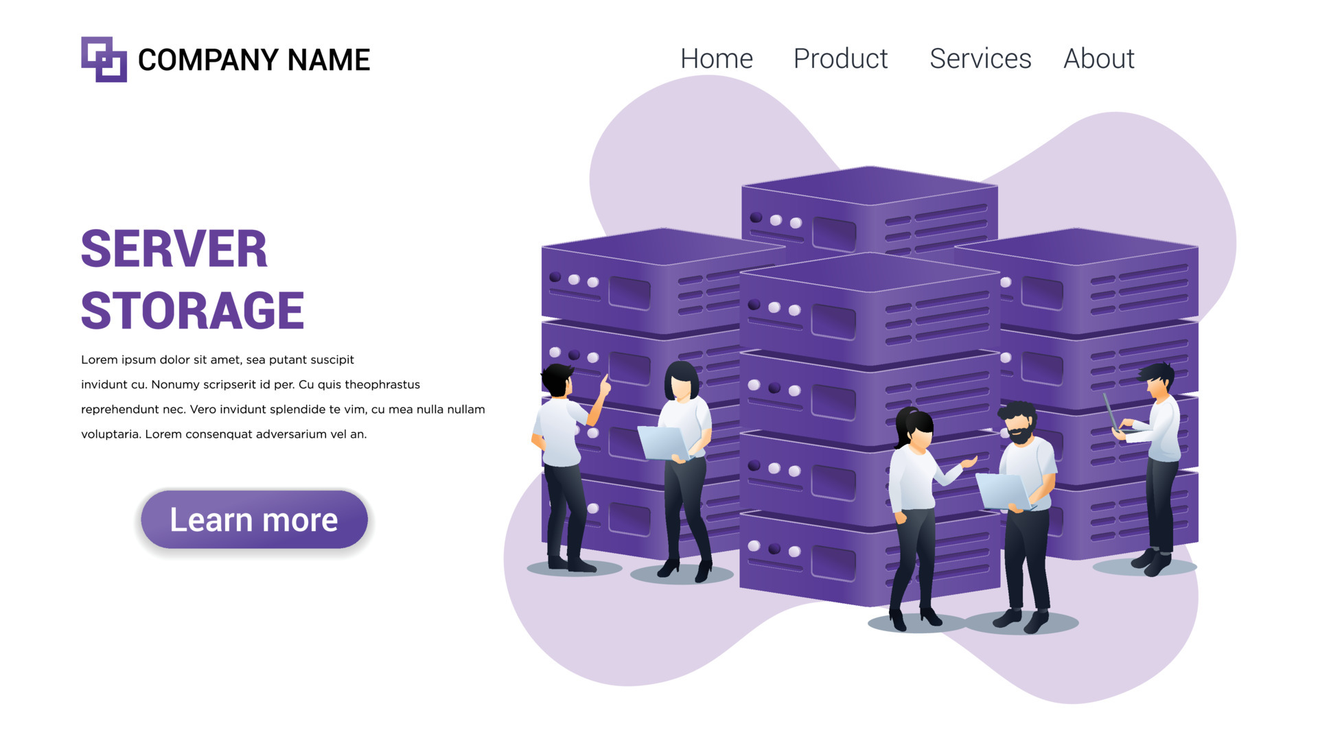 Server storage Illustration for Web, web interface, website, web ...