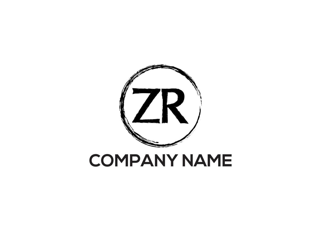 plantilla de icono de vector de diseño de logotipo inicial zr con fondo ... plantilla de icono de vector de diseño de logotipo inicial zr con fondo ...