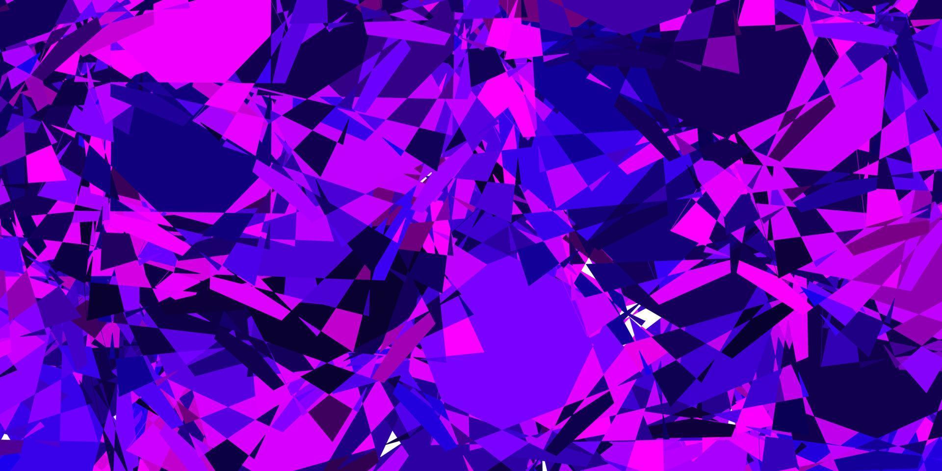Light Purple vector pattern with polygonal shapes. 5914474 Vector Art ...